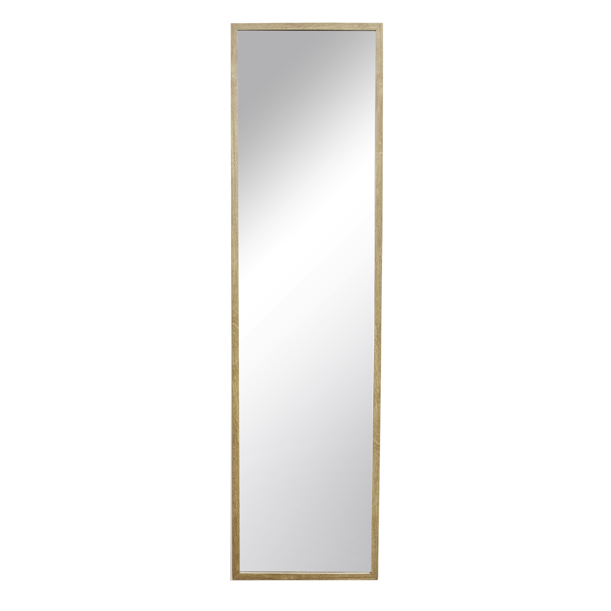 Specchio con cornice da parete INSPIRE rettangolare Milo rovere chiaro ...