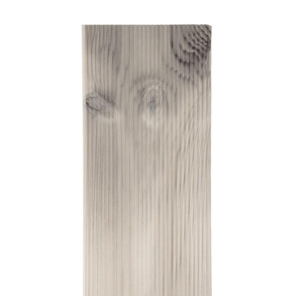Listone da incastro Thermowood in legno 210 x 11.7 cm, Sp 21 mm bianco ...