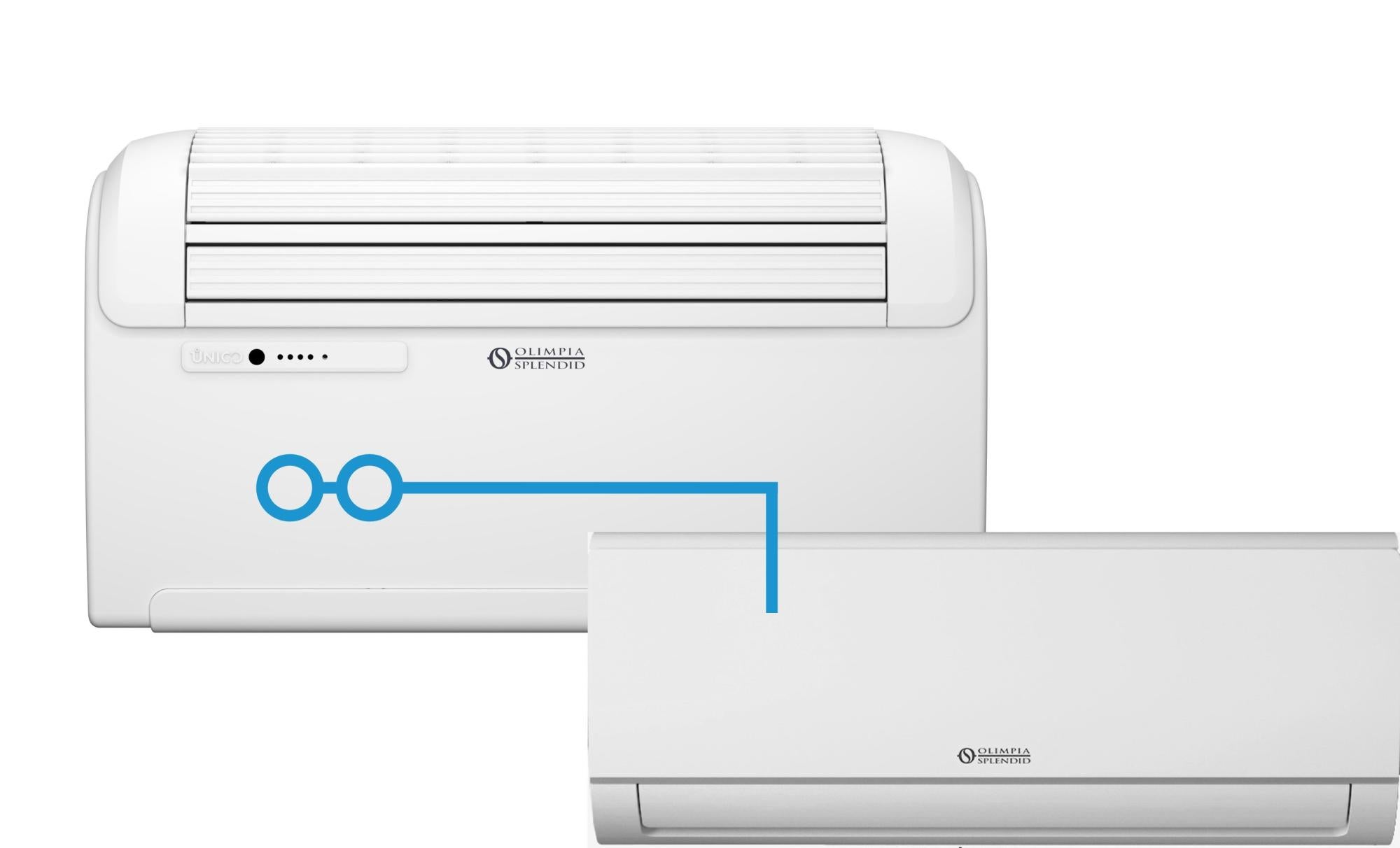 Condizionatore senza unità esterna OLIMPIA SPLENDID Unico Twin | Leroy ...