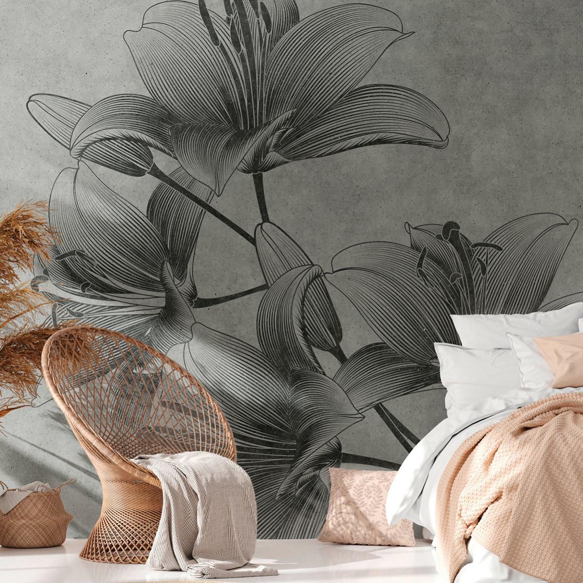 Pannello decorativo Gigli B&W 371 x 280 cm | Leroy Merlin