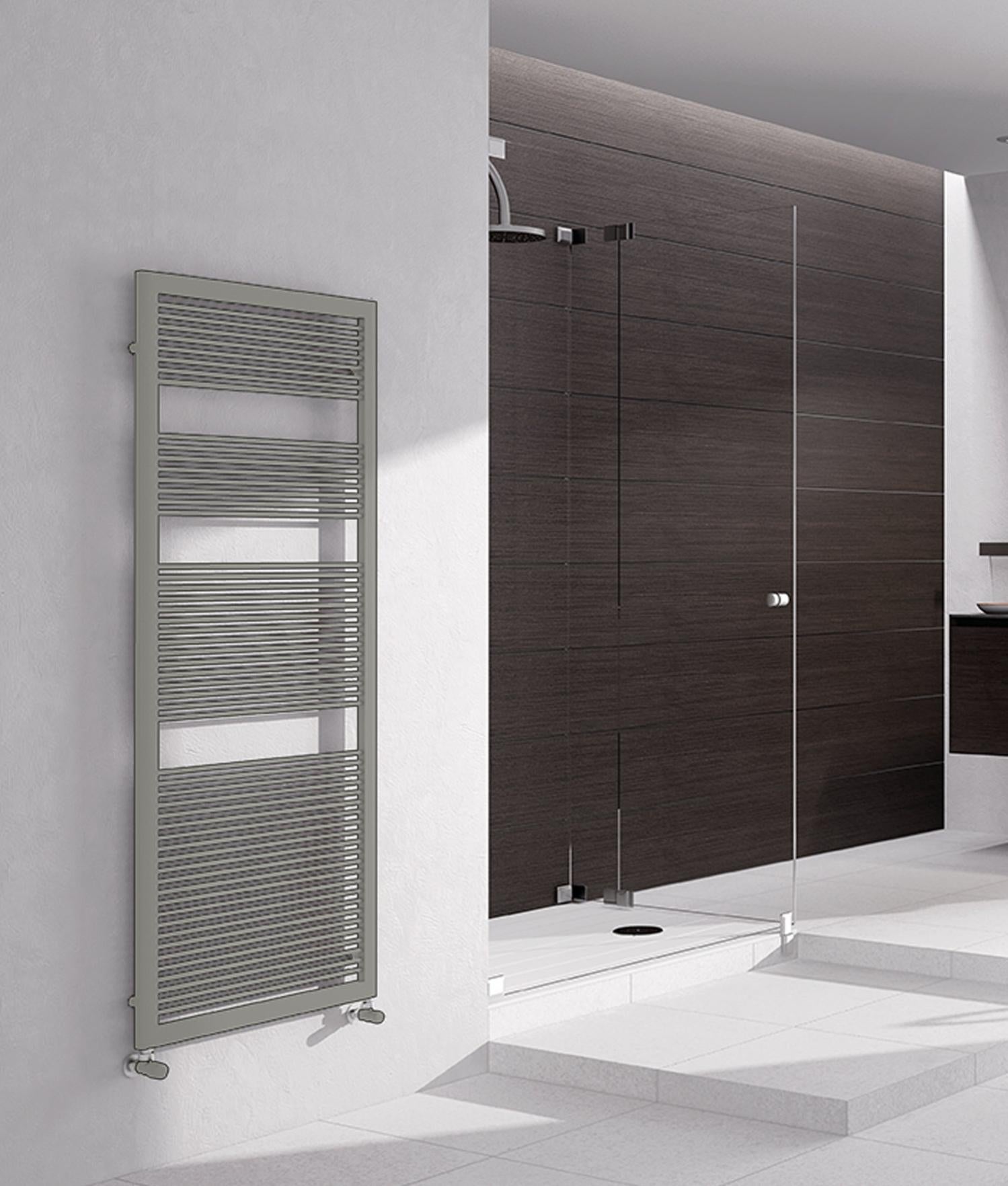 Termoarredo IRSAP Like grigio perla interasse 40,6 cm , L 48.2 x H 130 ...