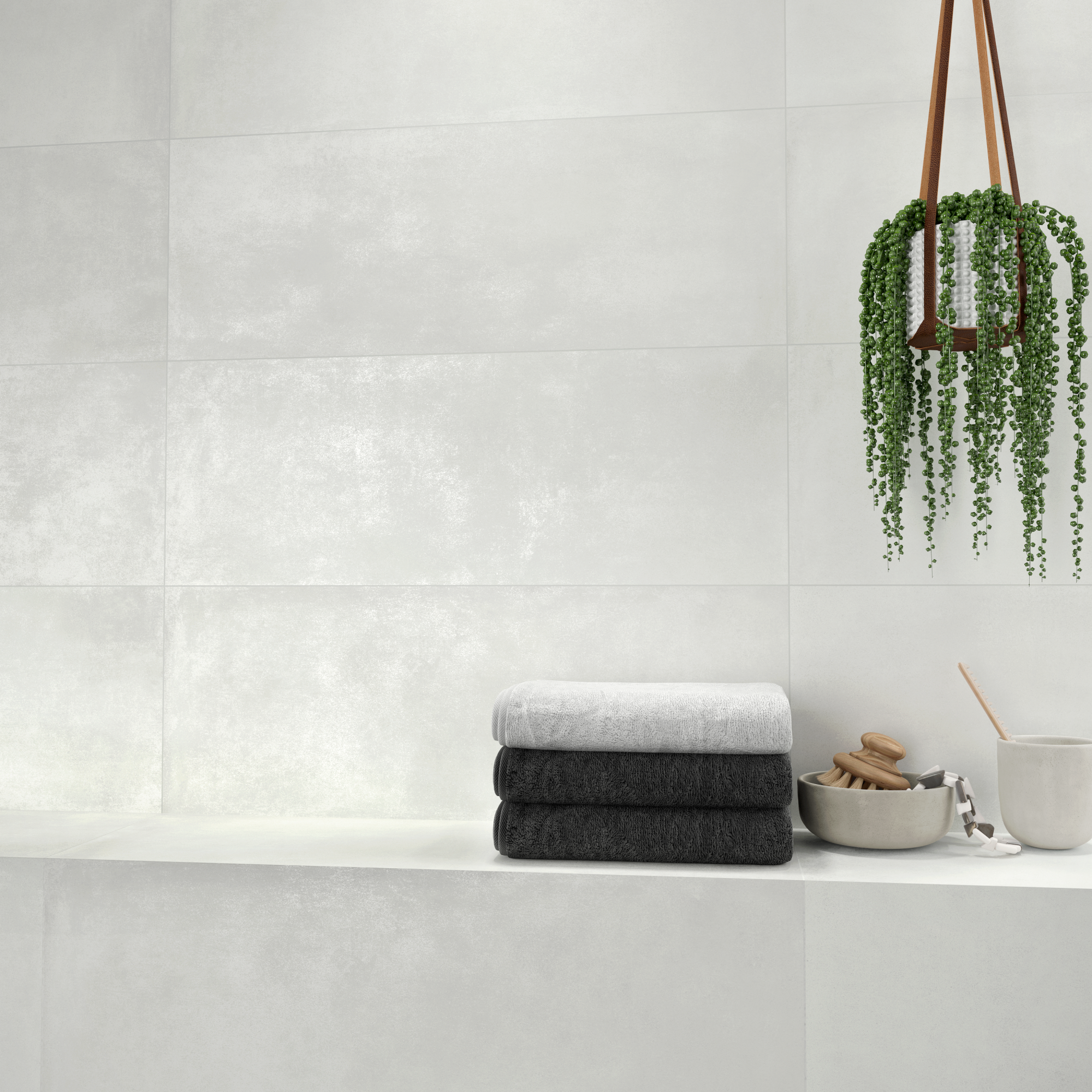 Piastrella per rivestimenti in argilla effetto cemento sp. 10.5 mm ...