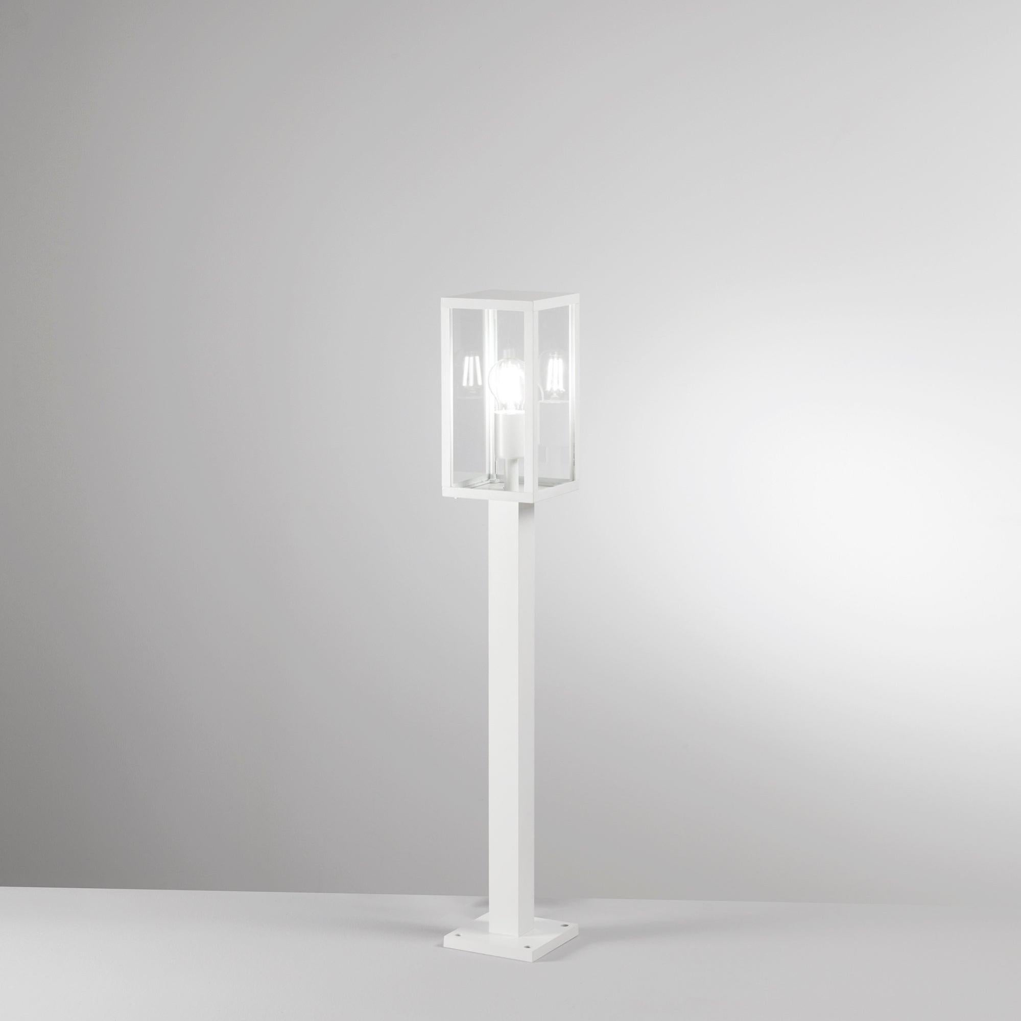 Lampione da giardino Mirage H 90 cm, E27, in alluminio, bianco, 0LM ...