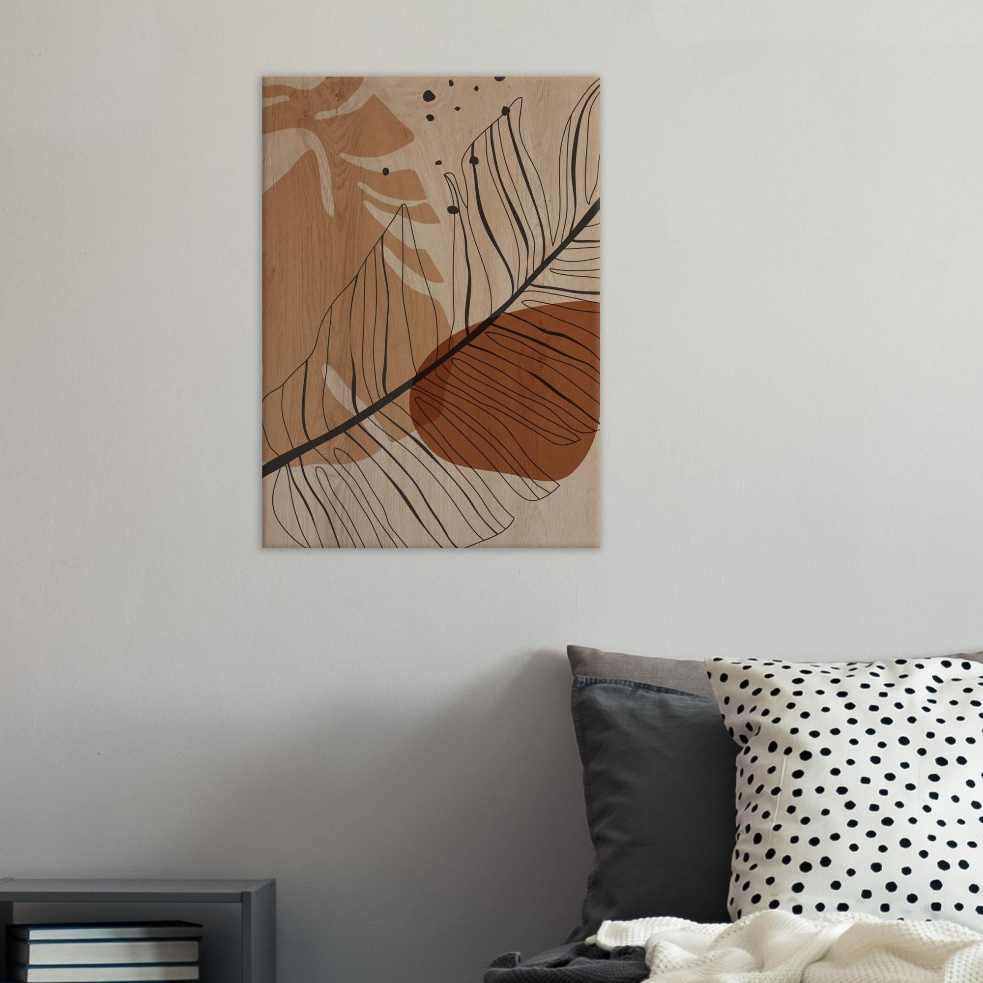 Decorazione da parete su mdf Leaves 30x42 cm | Leroy Merlin