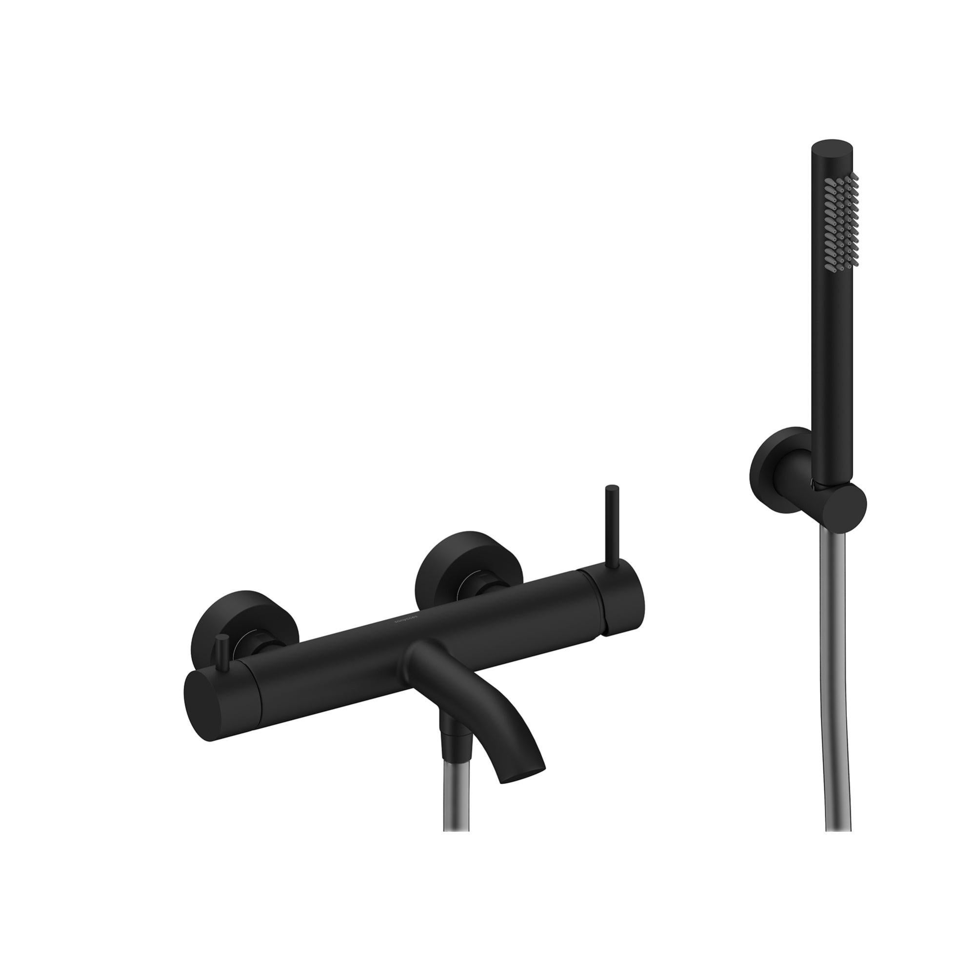 Rubinetto per vasca Loop nero SANYCCES | Leroy Merlin