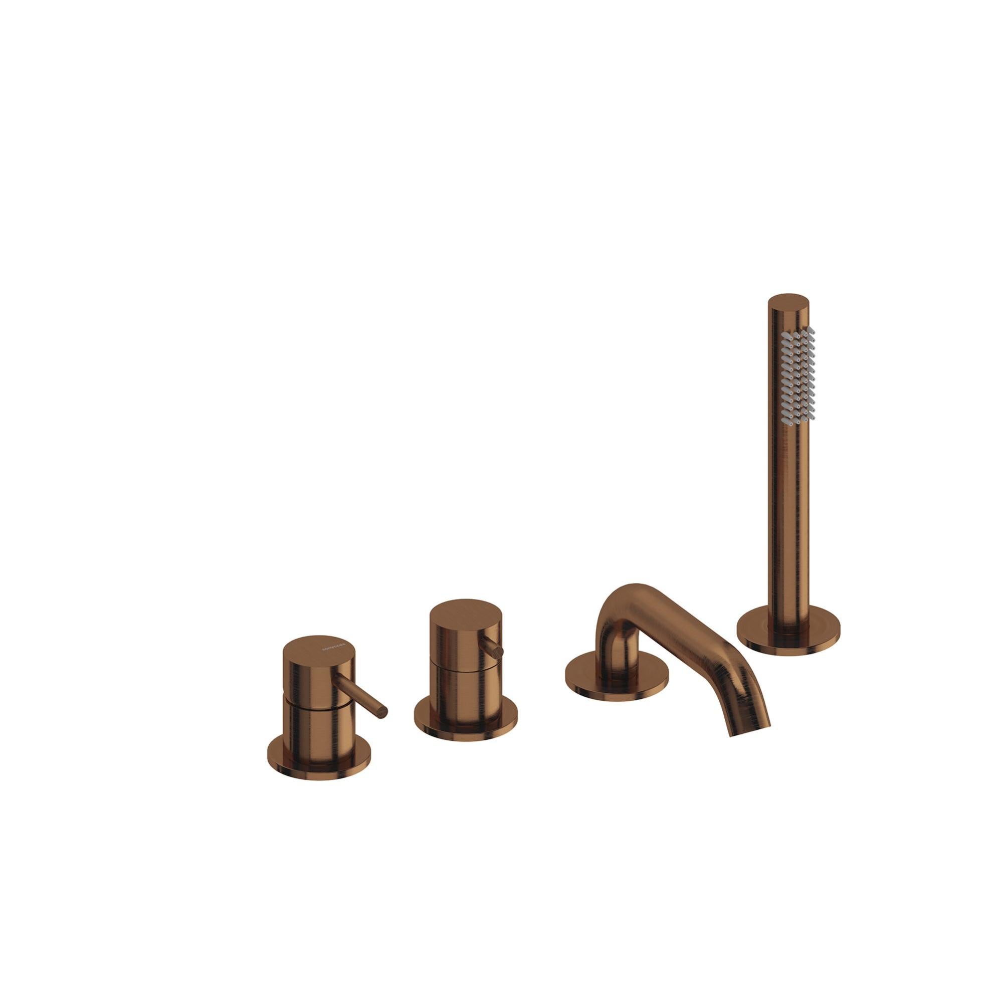 Rubinetto per vasca Loop grigio spazzolato SANYCCES | Leroy Merlin