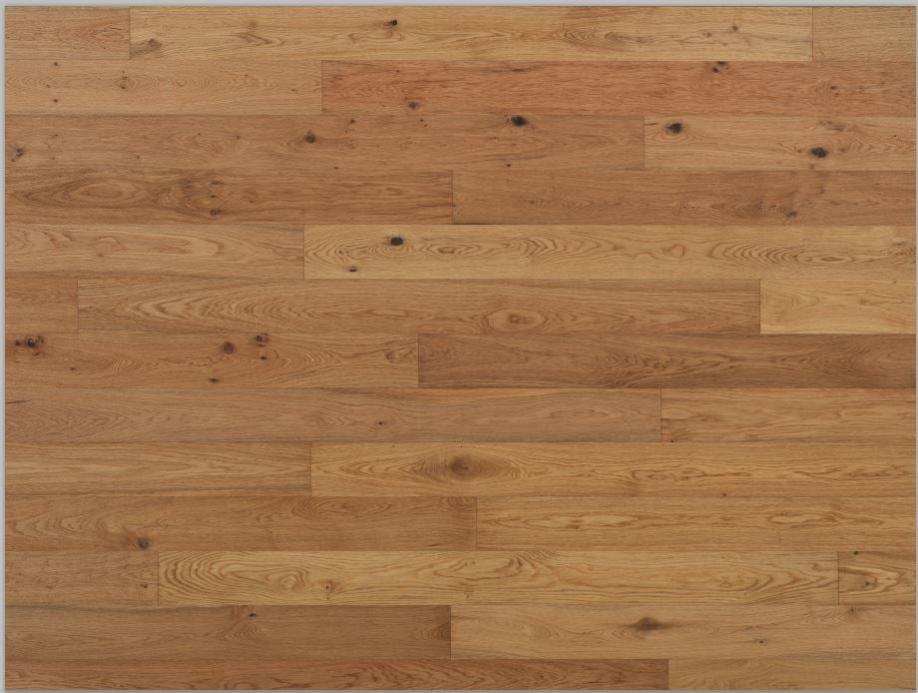 Parquet massello in rovere naturale Rustic spazzolato sp. 10 mm Rovere ...