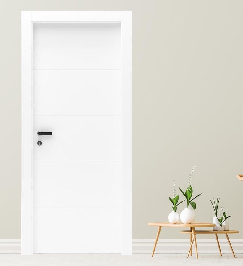 Porta battente Dione bianco L 60 x H 210 cm reversibile | Leroy Merlin