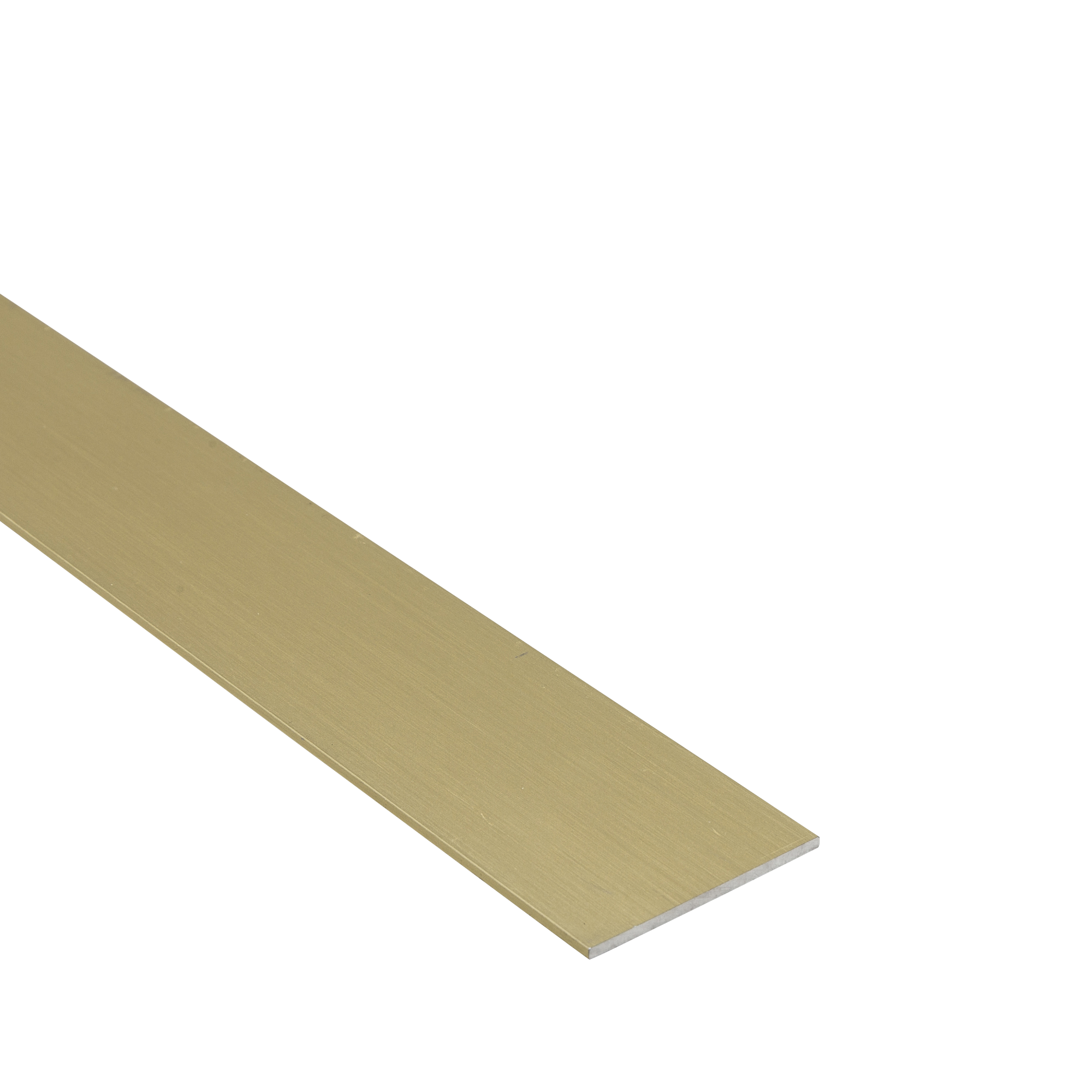 Profilo piatto STANDERS in alluminio ottone opaco L 1 m 2x40 mm | Leroy ...