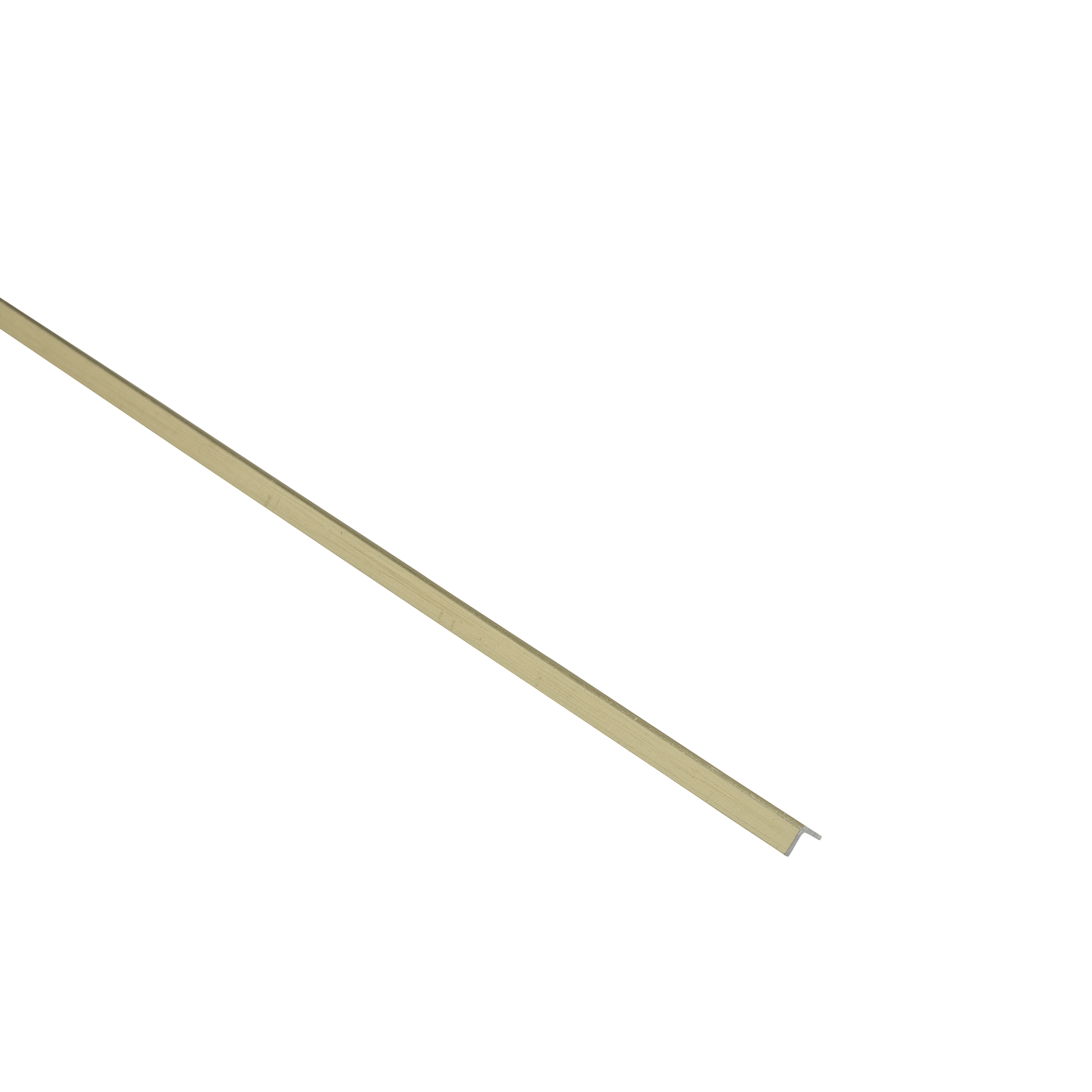 Profilo angolare simmetrico STANDERS in alluminio ottone opaco L 1 m ...