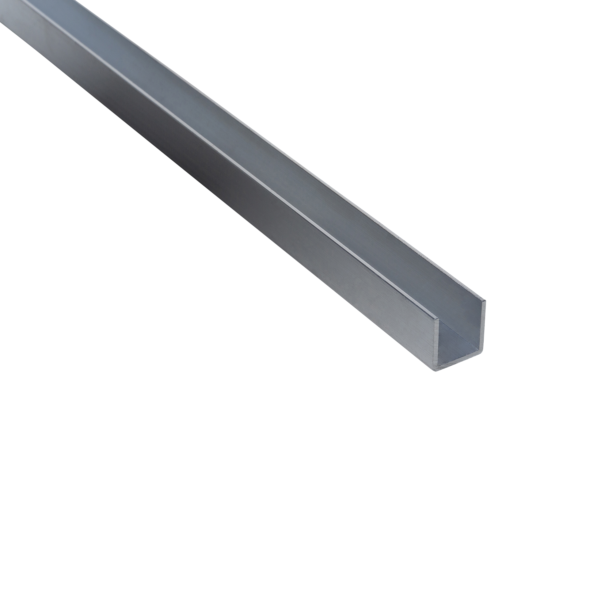 Profilo a u STANDERS in alluminio grezzo argento opaco L2.5m ...