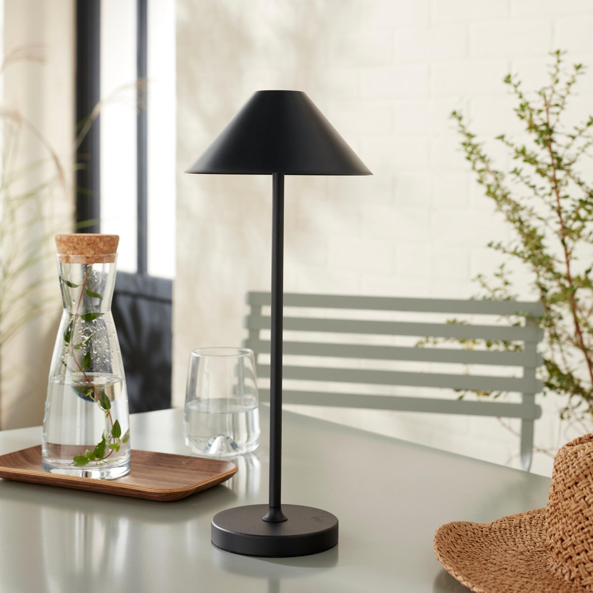 Lampada da esterno Malia H 35 cm,in abs, luce bianco caldo LED INSPIRE ...