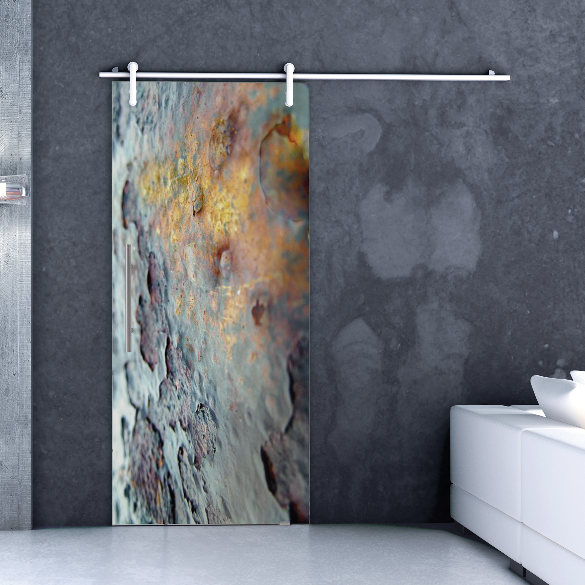 Porta scorrevole Ossido, L 96 x H 215 cm, con binario Ermes | Leroy Merlin