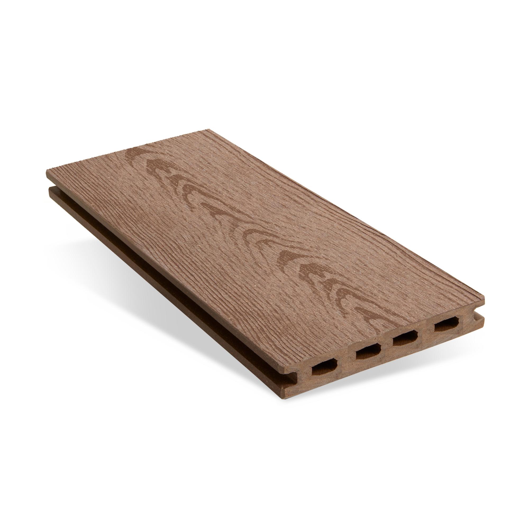 Listone da incastro in pvc L 200 x H 13 cm, Sp 22 mm marrone | Leroy Merlin