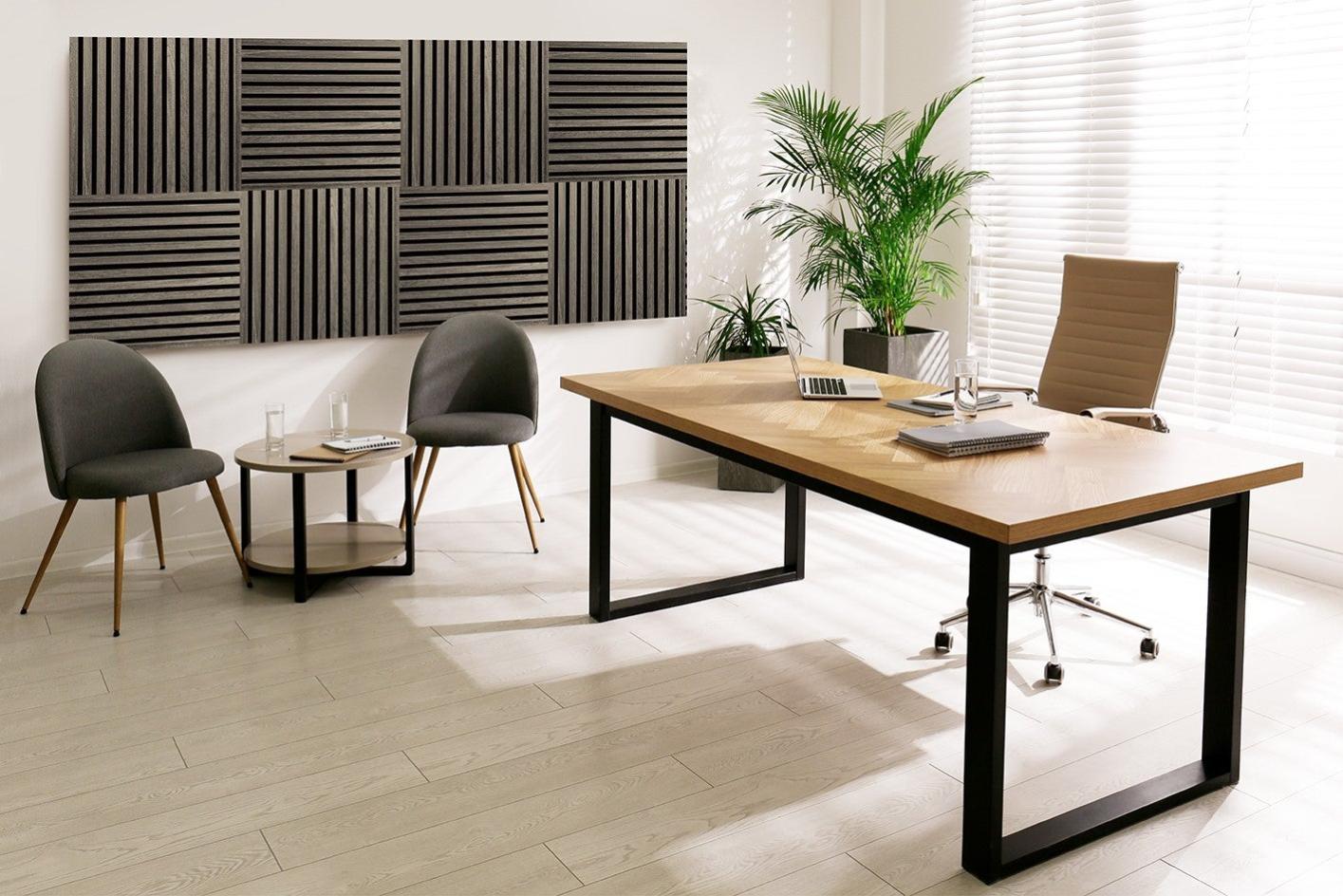 Pannello murale 3D Square Superior fonoassorbente FIBROTECH rovere ...