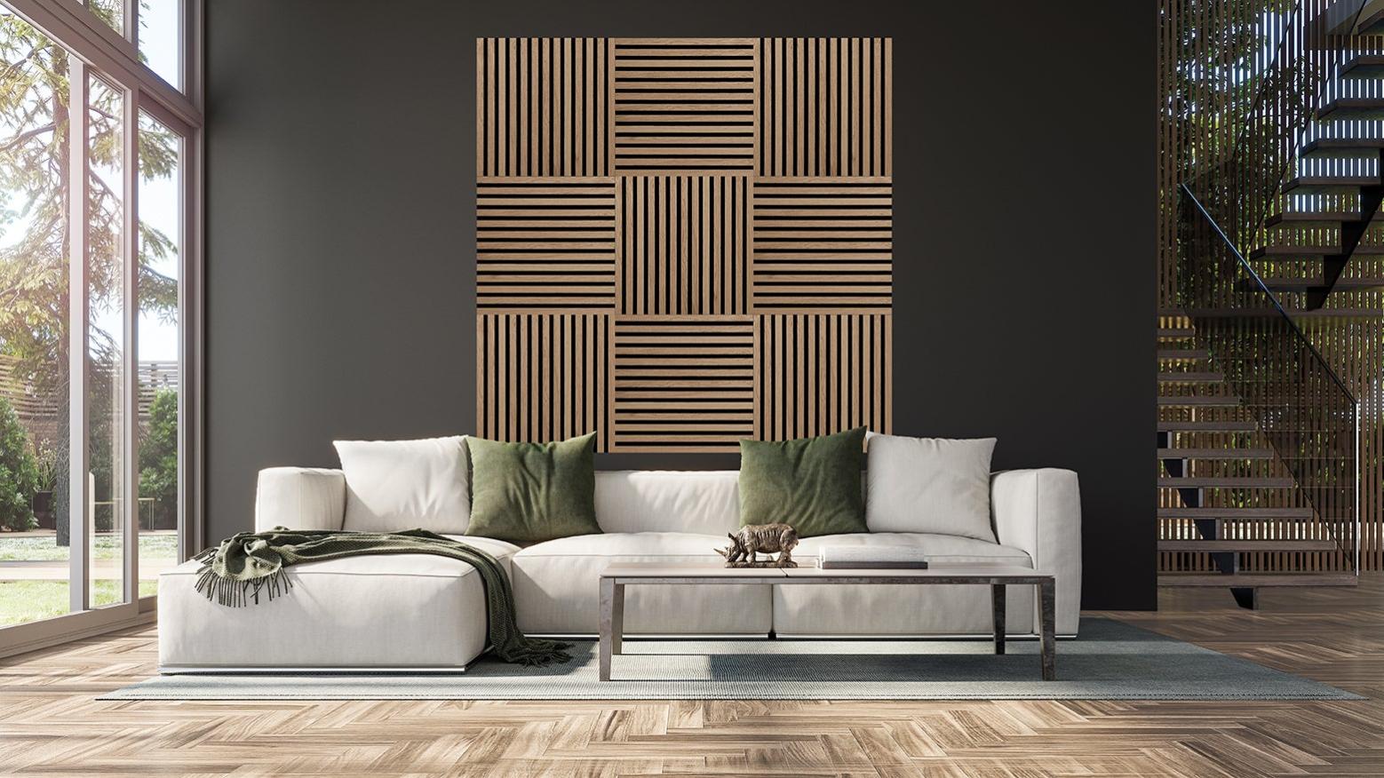 Pannello murale 3D Square Superior FibroTech fonoassorbente FIBROTECH ...