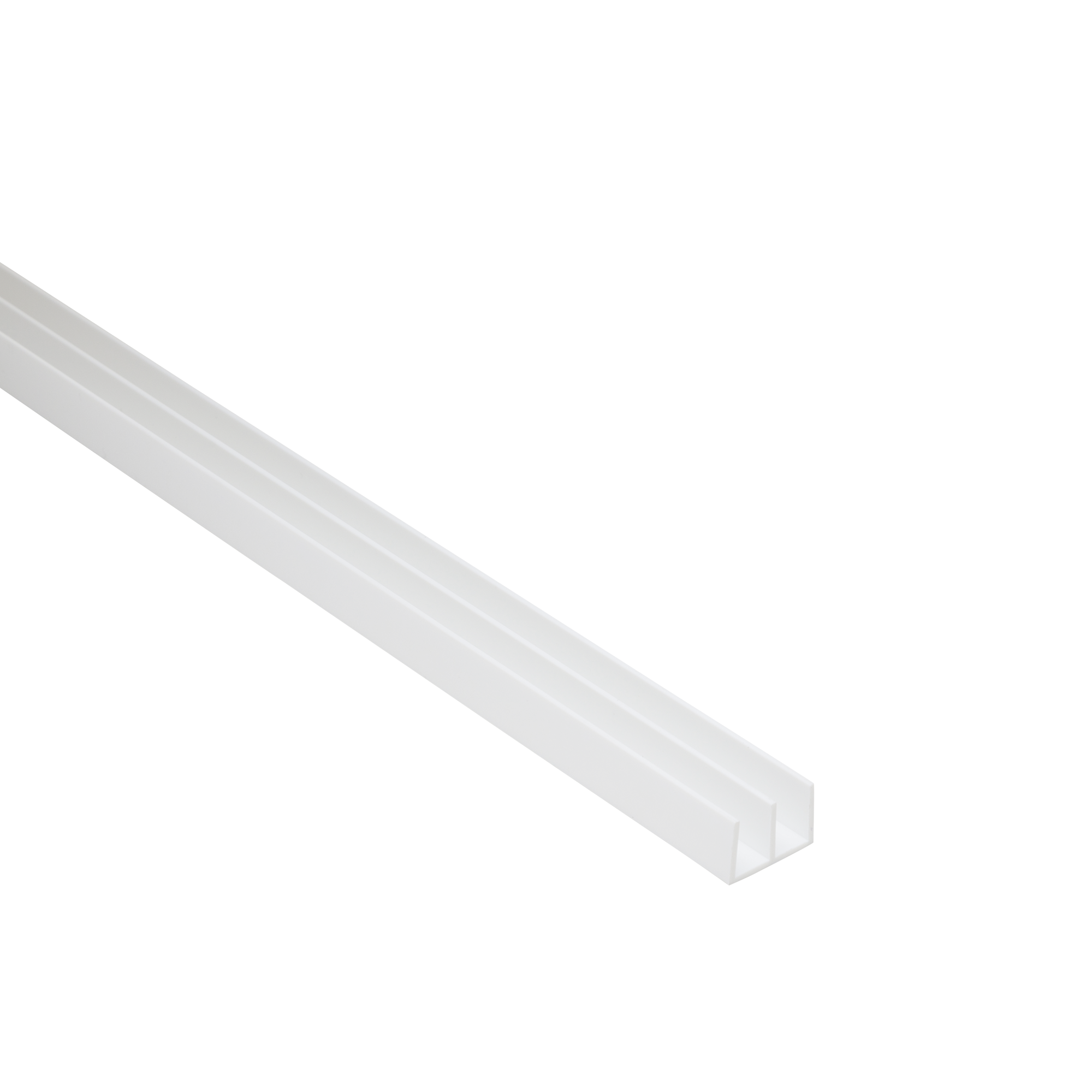 Profilo doppia u STANDERS in pvc bianco opaco L 1 m 10x15 mm | Leroy Merlin
