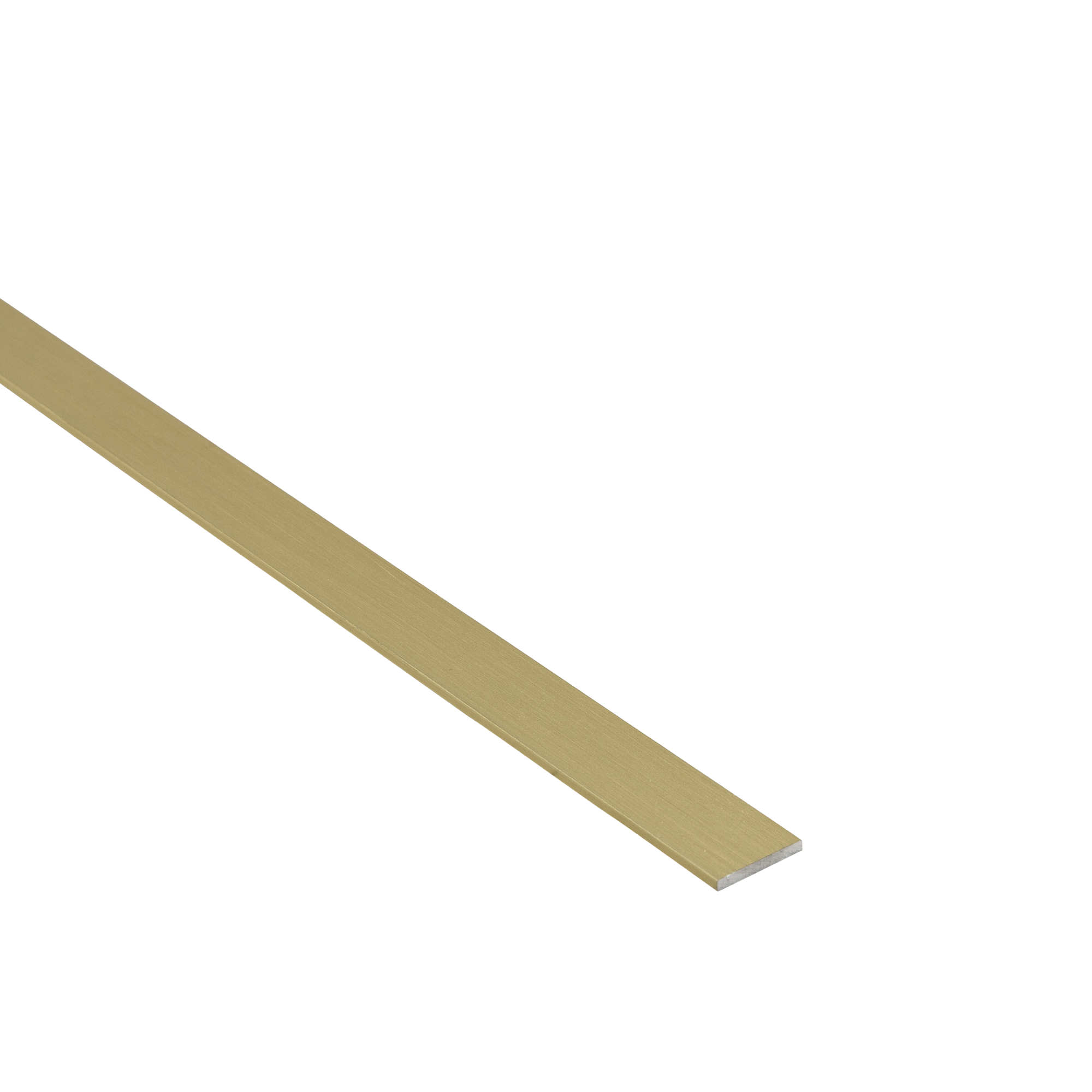 Profilo piatto STANDERS in alluminio ottone opaco L 1 m 0x15 mm | Leroy ...