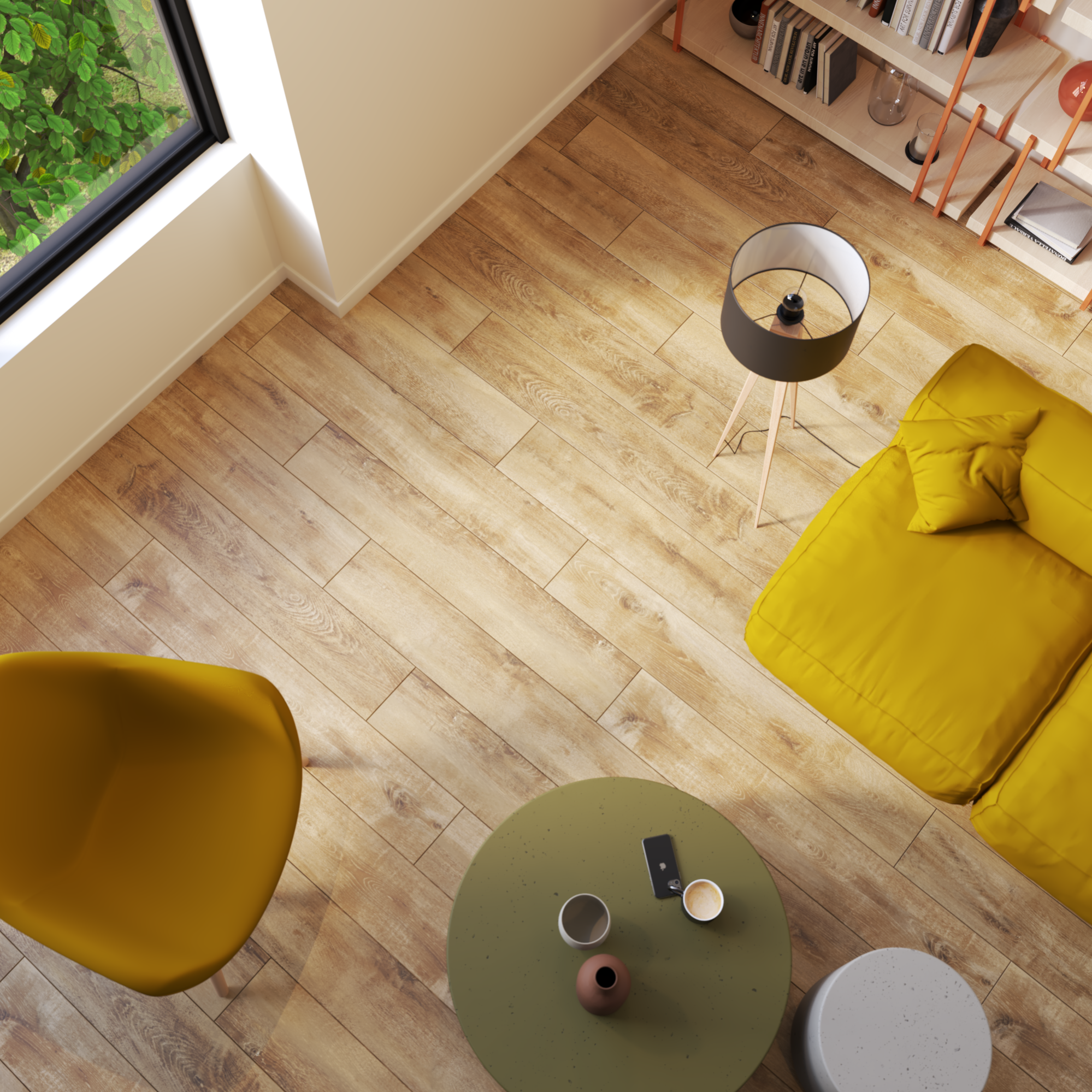 Pavimento laminato Wakefield giallo / dorato Sp 8mm | Leroy Merlin