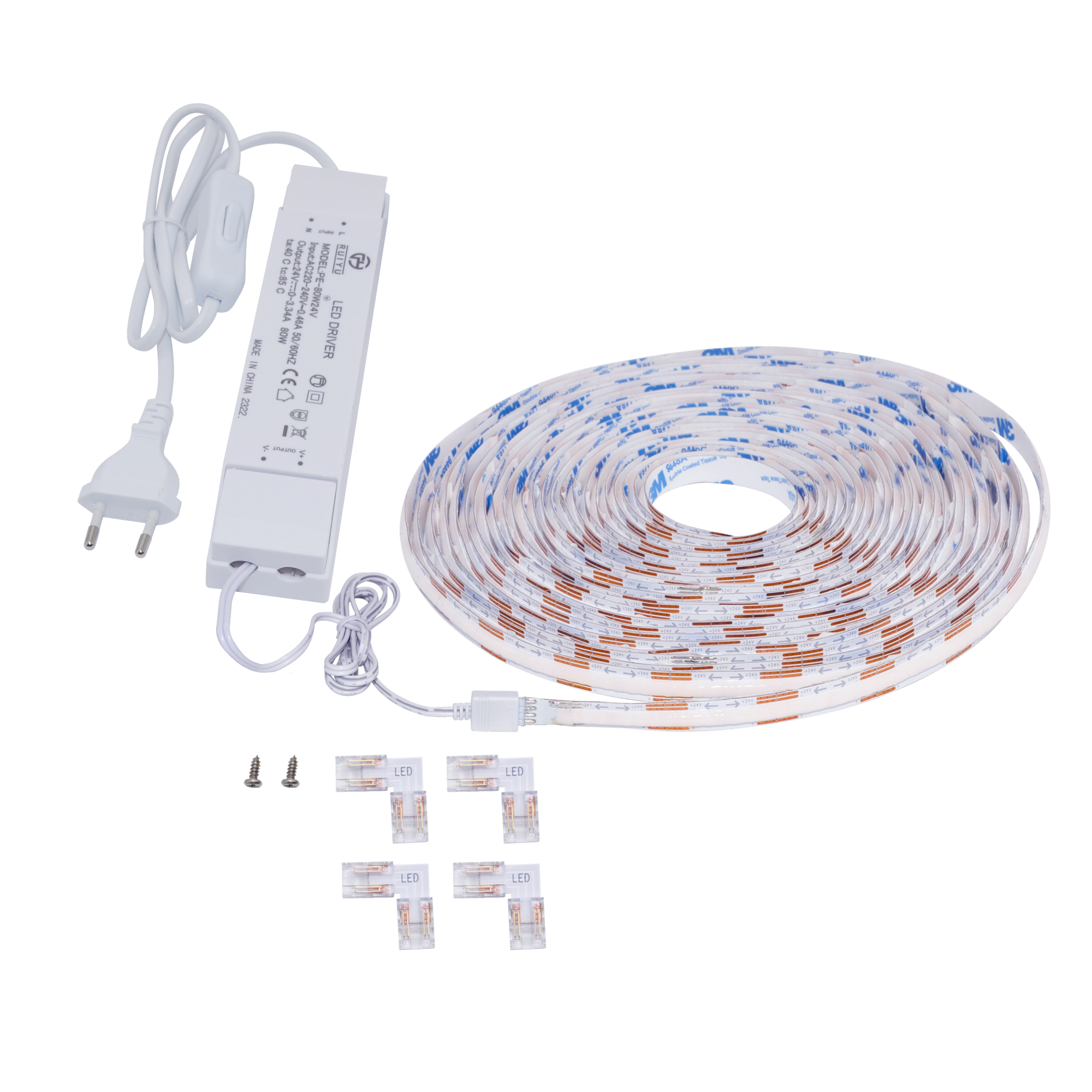 Kit striscia led Cutflexi COB Technology 3000K 10m luce bianco caldo ...