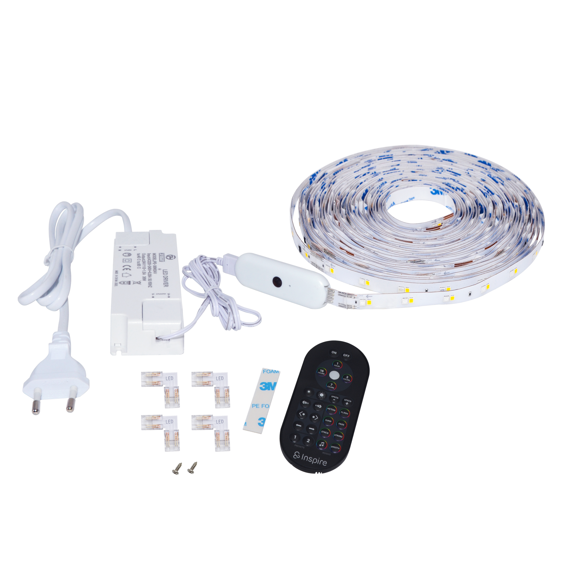 Kit striscia led Cutflexi RGB Music 10m luce rgbw INSPIRE | Leroy Merlin