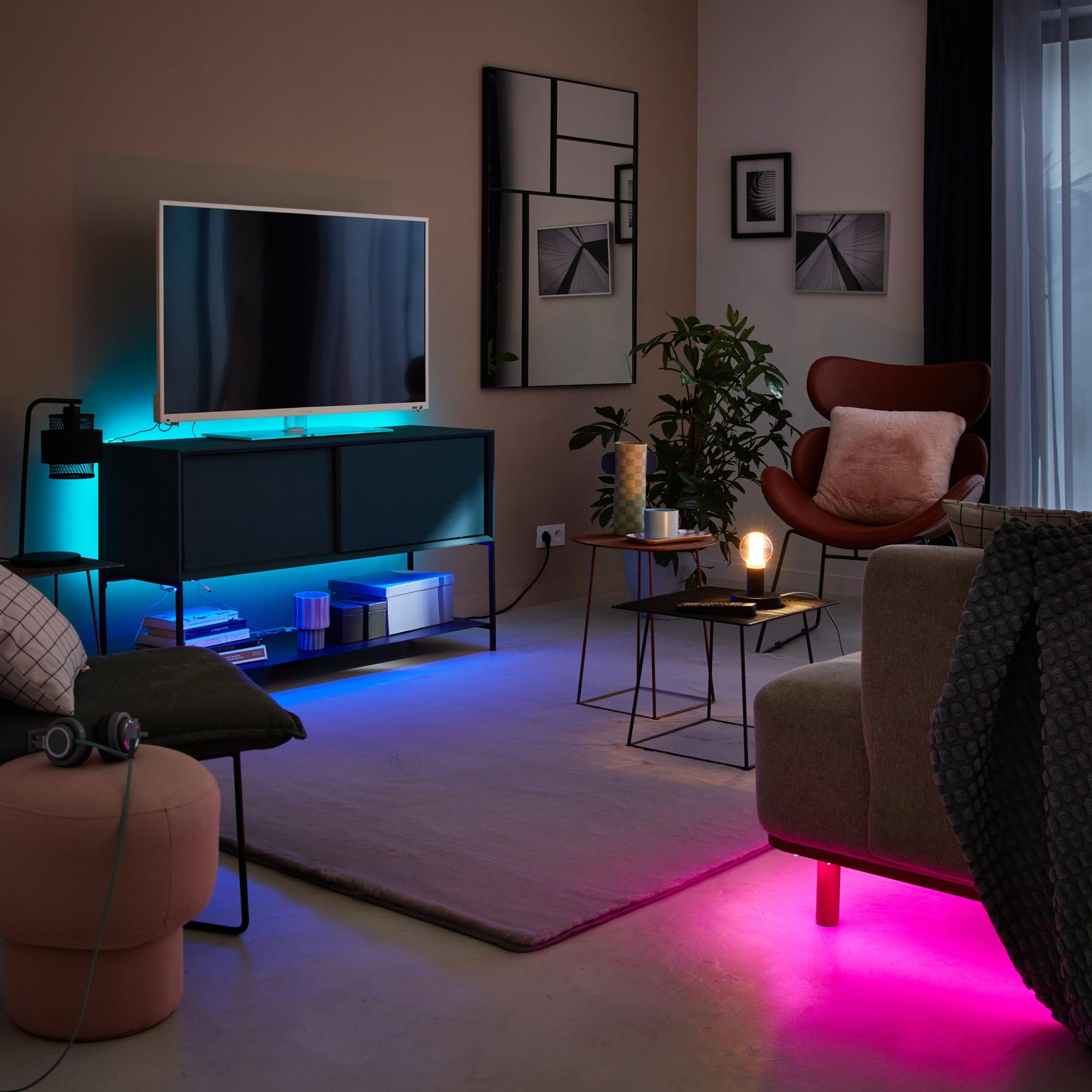 Kit striscia led Trili RGB Music 10m luce rgb multicolore INSPIRE ...