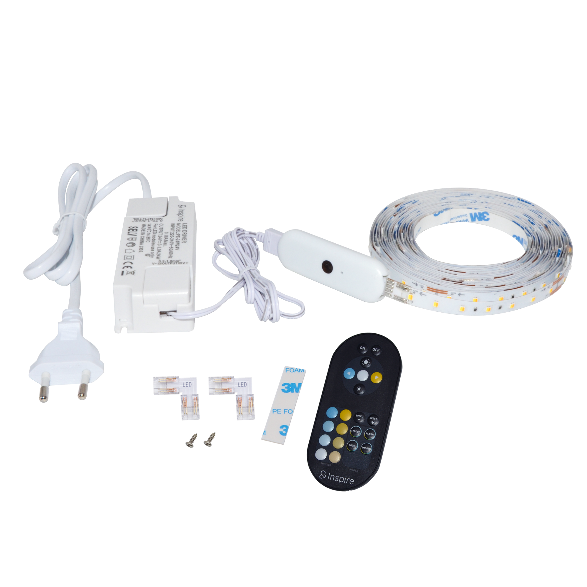 Kit striscia led Cutflexi CCT dimmerabile 5m luce bianco naturale ...