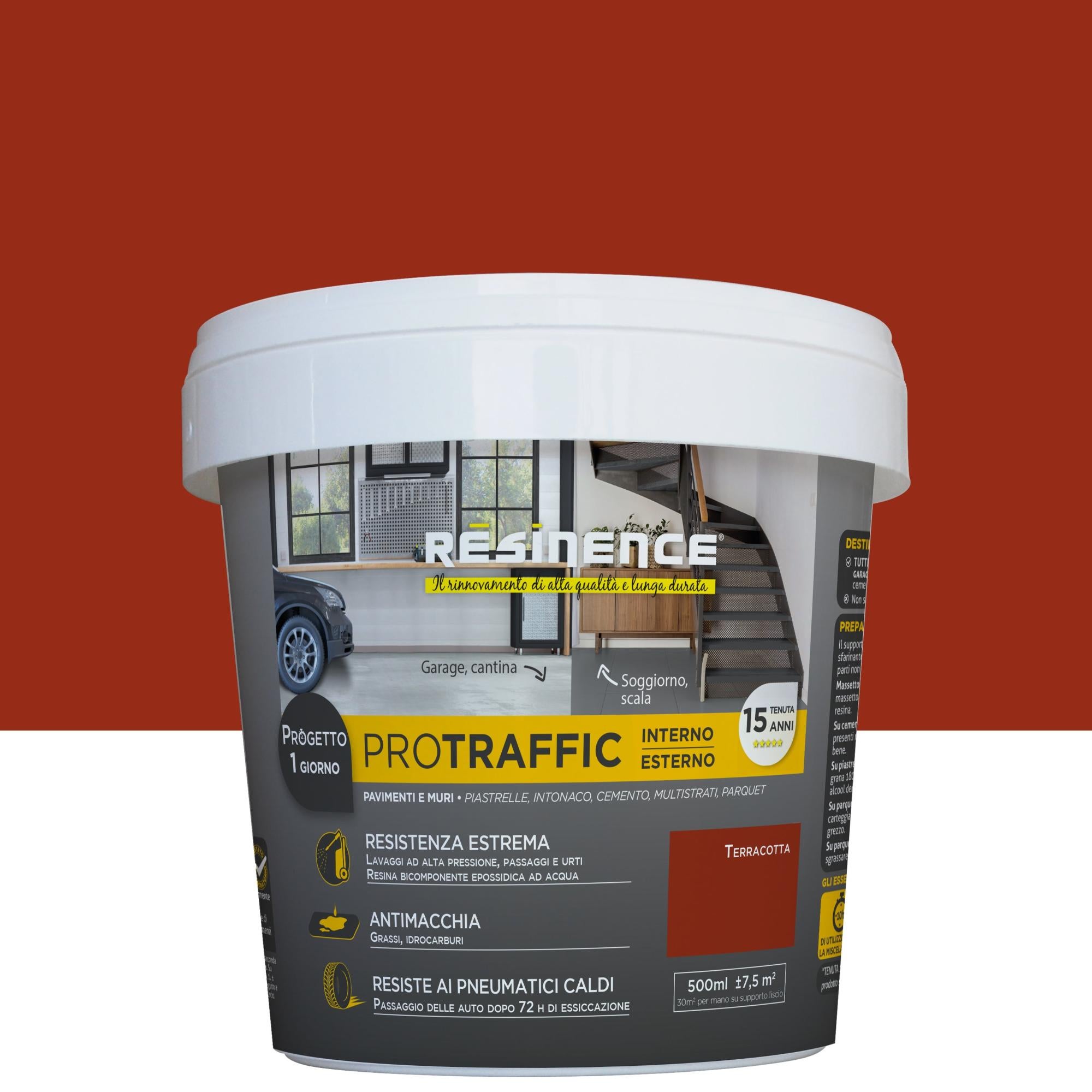 Resina epossidica Protraffic RESINENCE Terracotta | Leroy Merlin