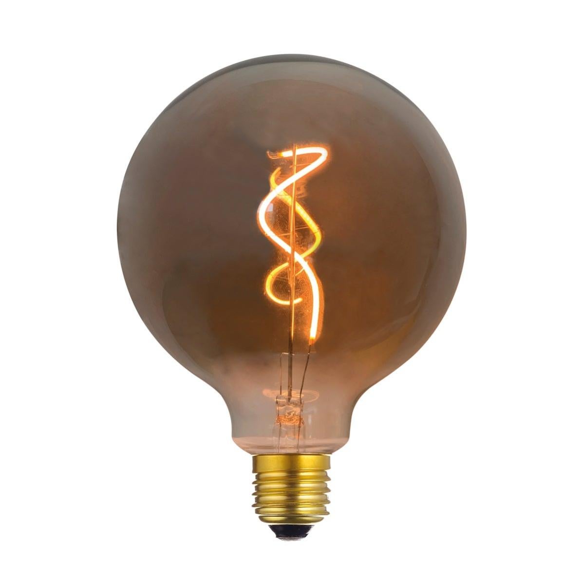 Lampadina Grape vine, LED, E27 globo, fumé, luce calda, 4W= 100LM ...