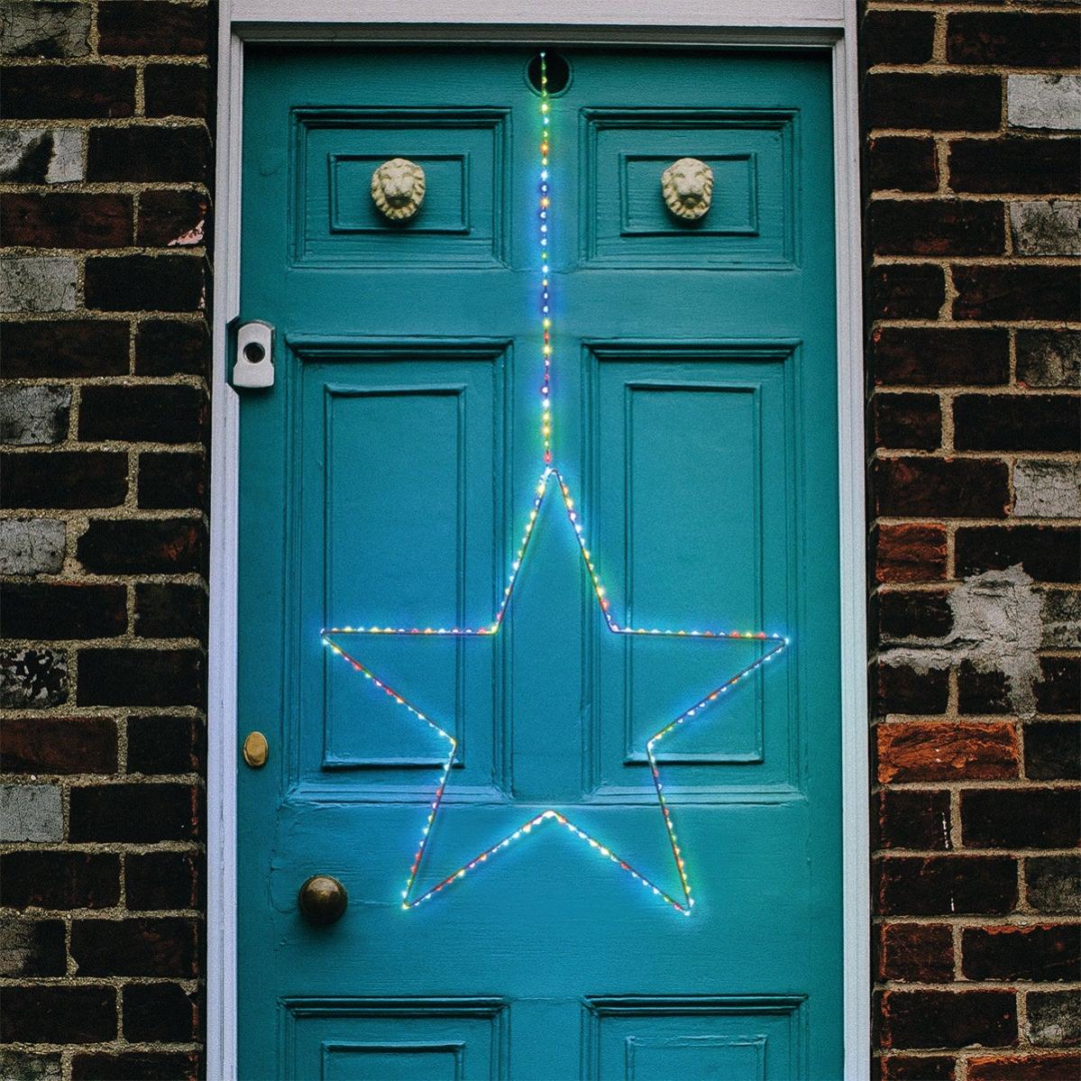 Stella multi rgb 163 lampadine multicolore H 50 cm | Leroy Merlin