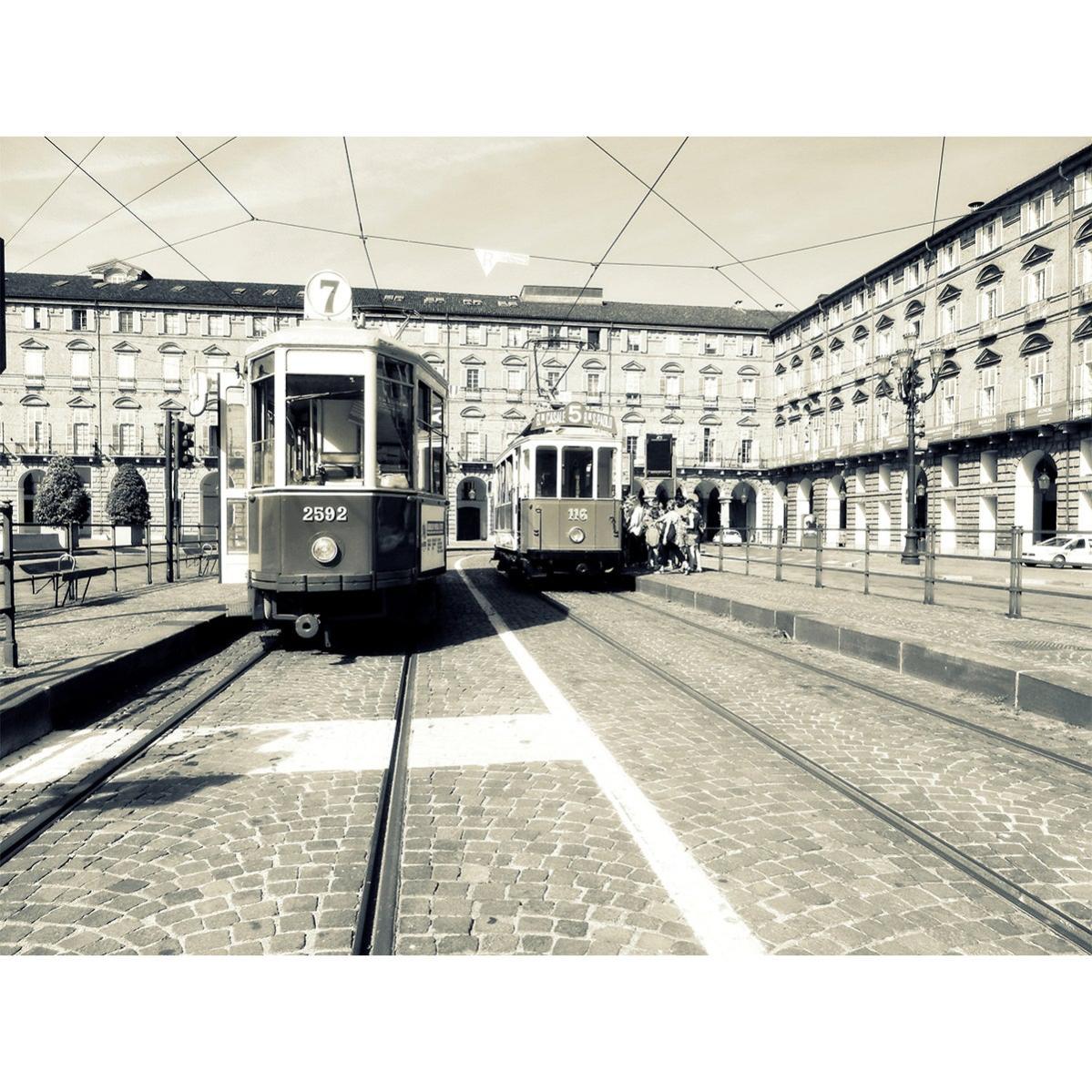 Tela su tela Torino Tram 35x24 cm | Leroy Merlin