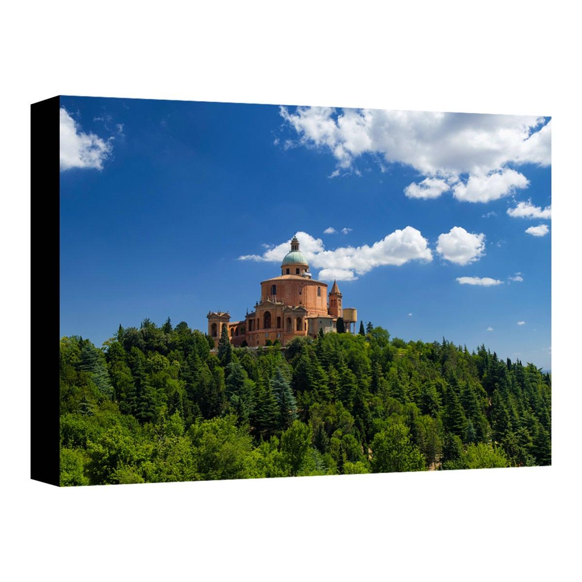 Quadro su tela Bologna Veduta S.Luca 35x24 cm | Leroy Merlin