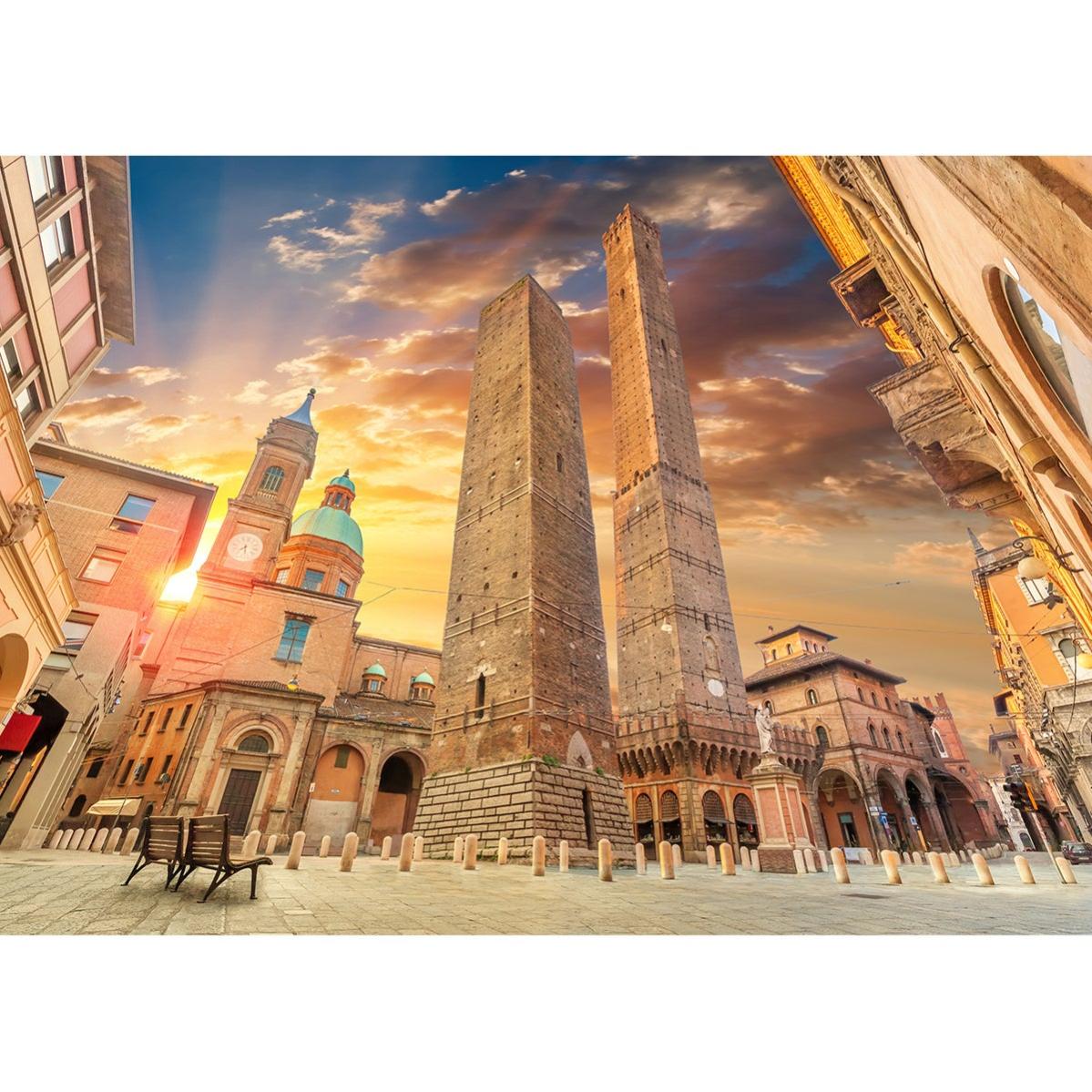 Quadro su tela Bologna Torr Asinelli 35x24 cm | Leroy Merlin