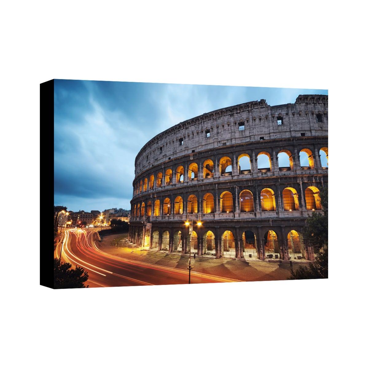 Quadro su tela Colosseo Di Notte 35x24 cm | Leroy Merlin