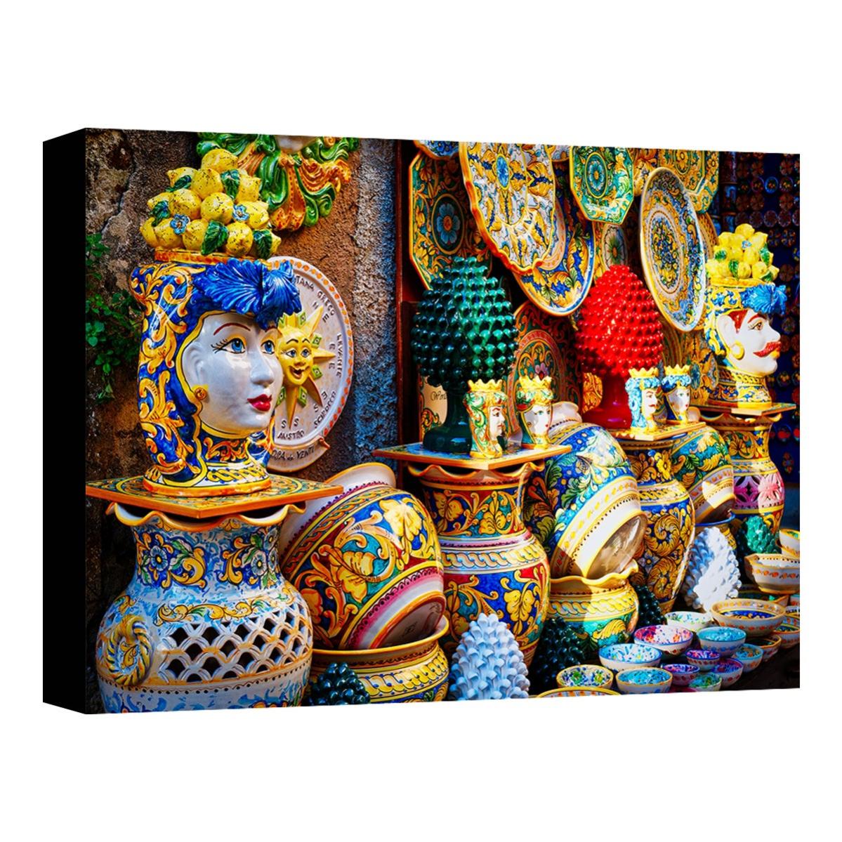 Tela su tela Ceramiche Sicliane 35x24 cm | Leroy Merlin