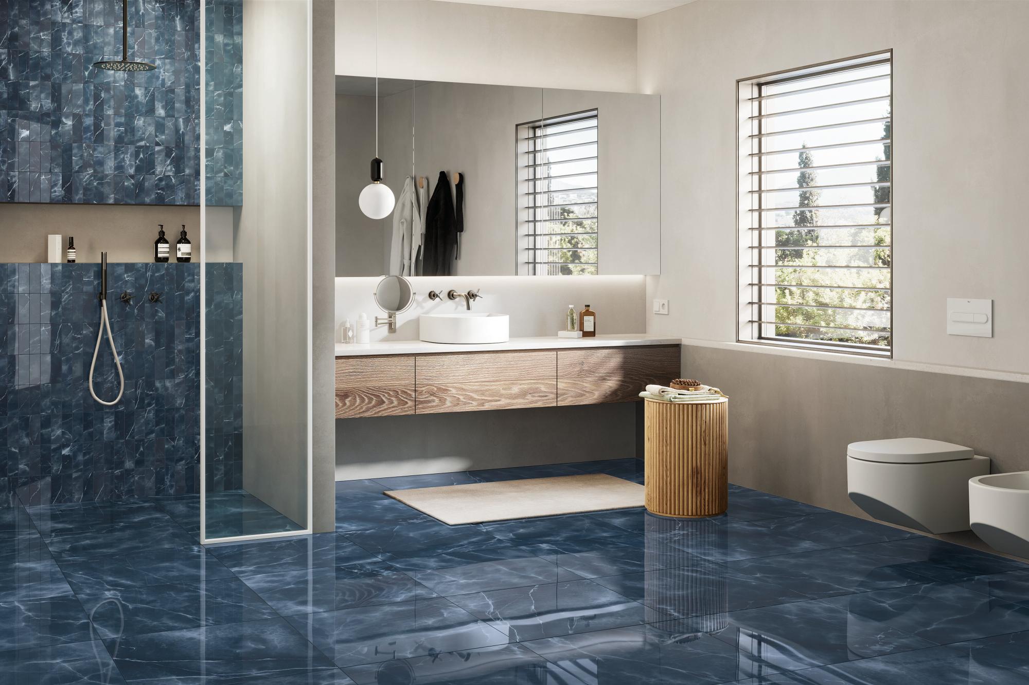 Piastrella da pavimento e rivestimento interno rettificato Marble ...