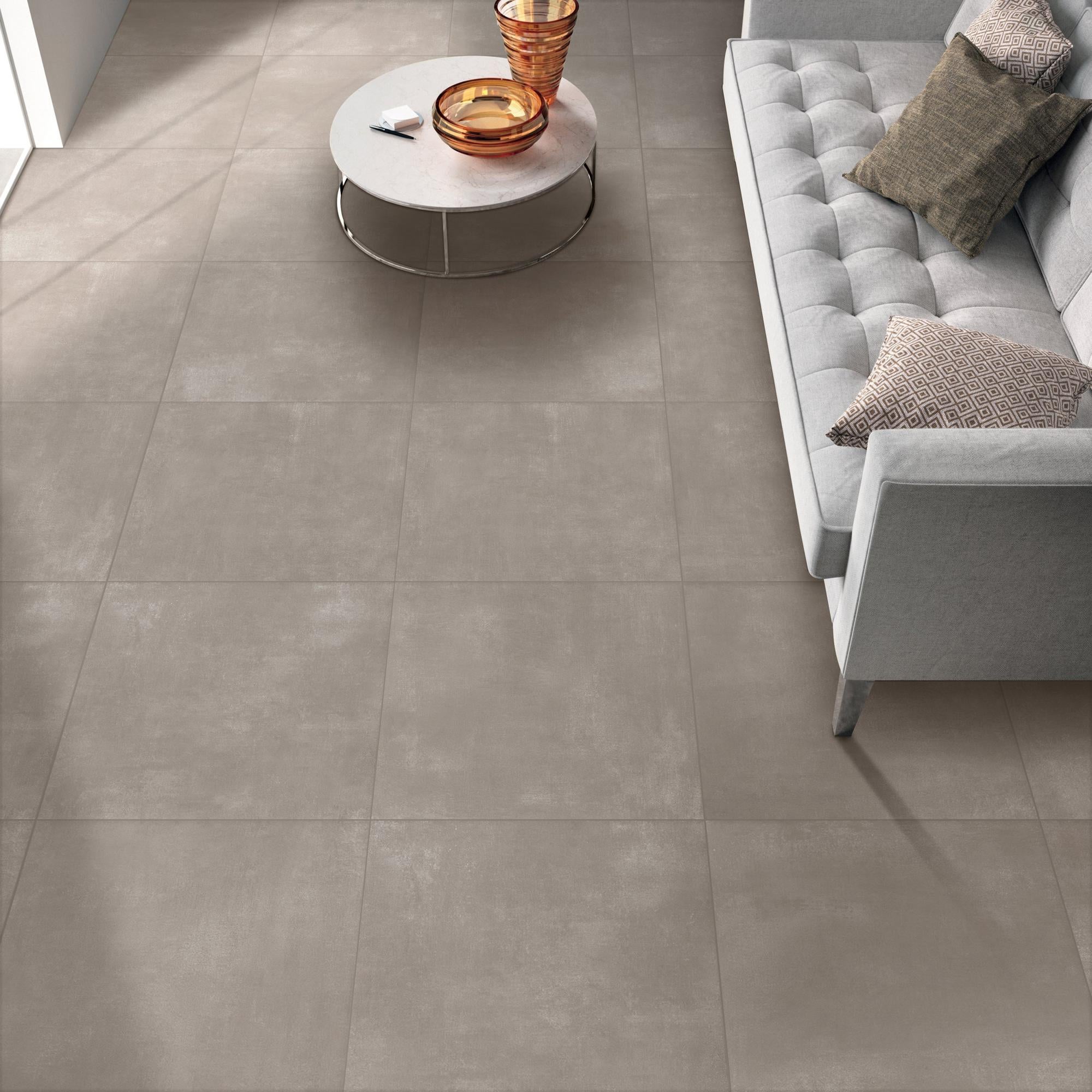 Piastrella da pavimento e rivestimento interno ed esterno rettificato MATERIA in gres ...