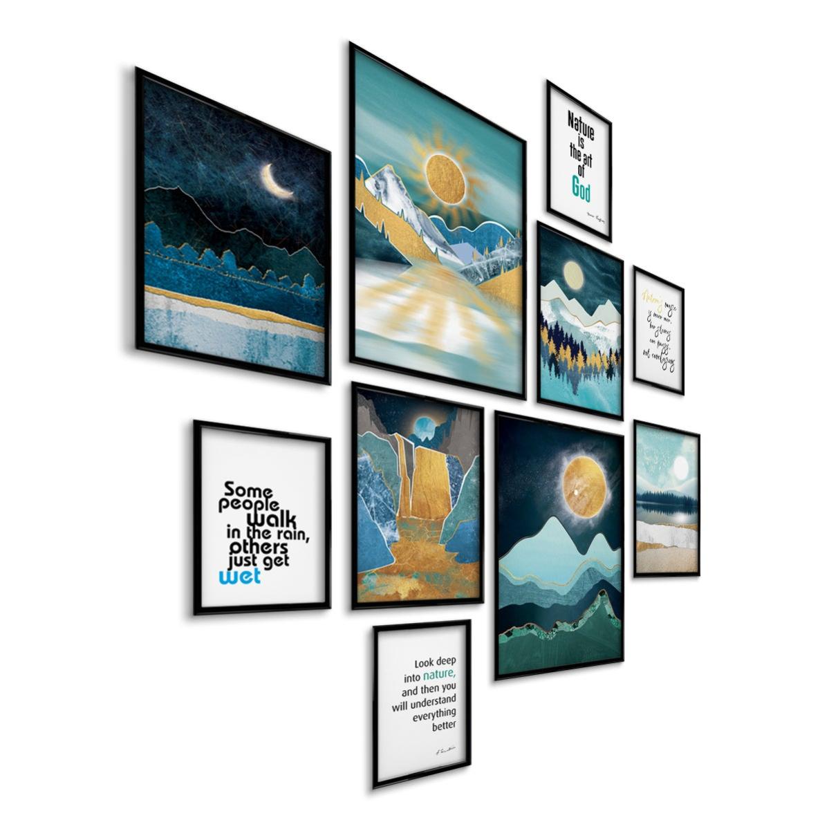 Poster Natura geometrica 1 42x29.7 cm , 10 pezzi | Leroy Merlin