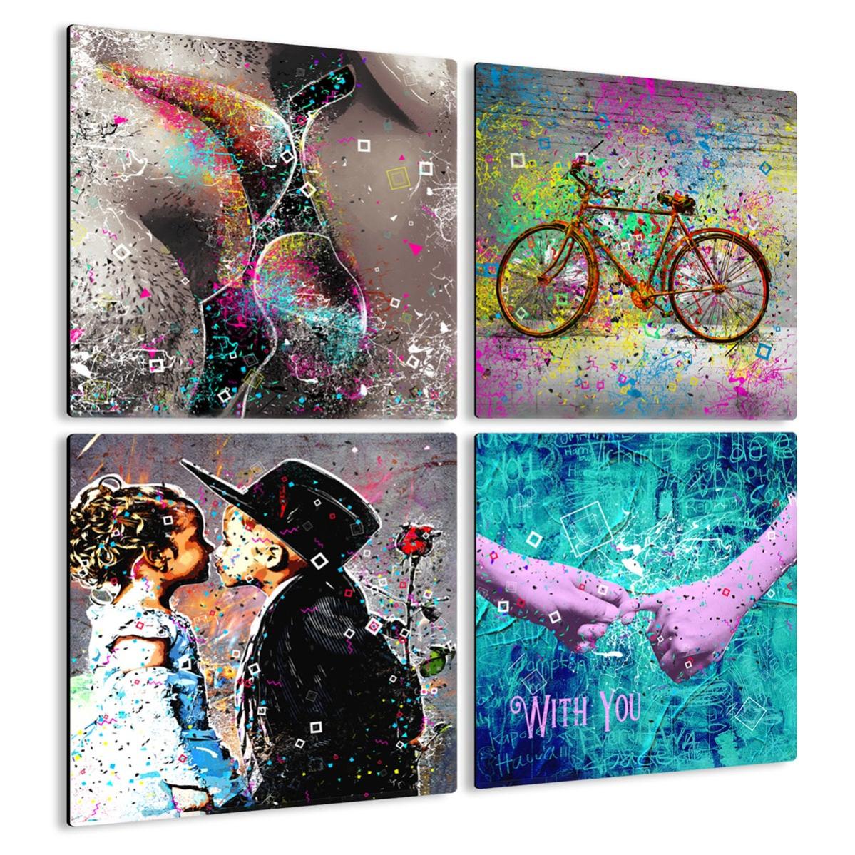 Stampa su mdf Multipannello street art 5 59.4x59.4 cm | Leroy Merlin