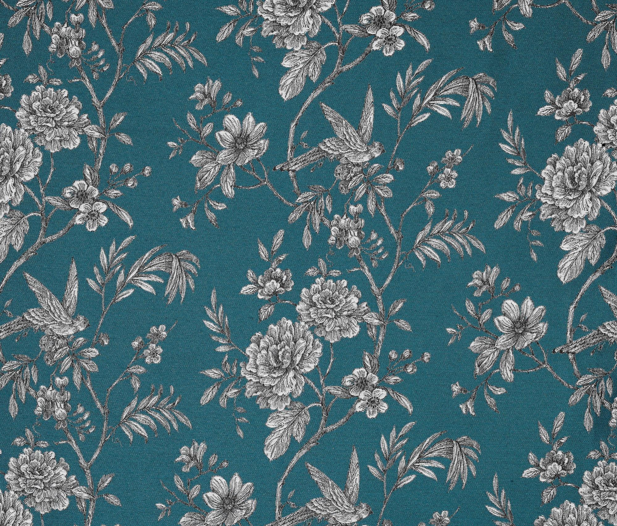 Tessuto al metro Cherry blu 140 cm | Leroy Merlin