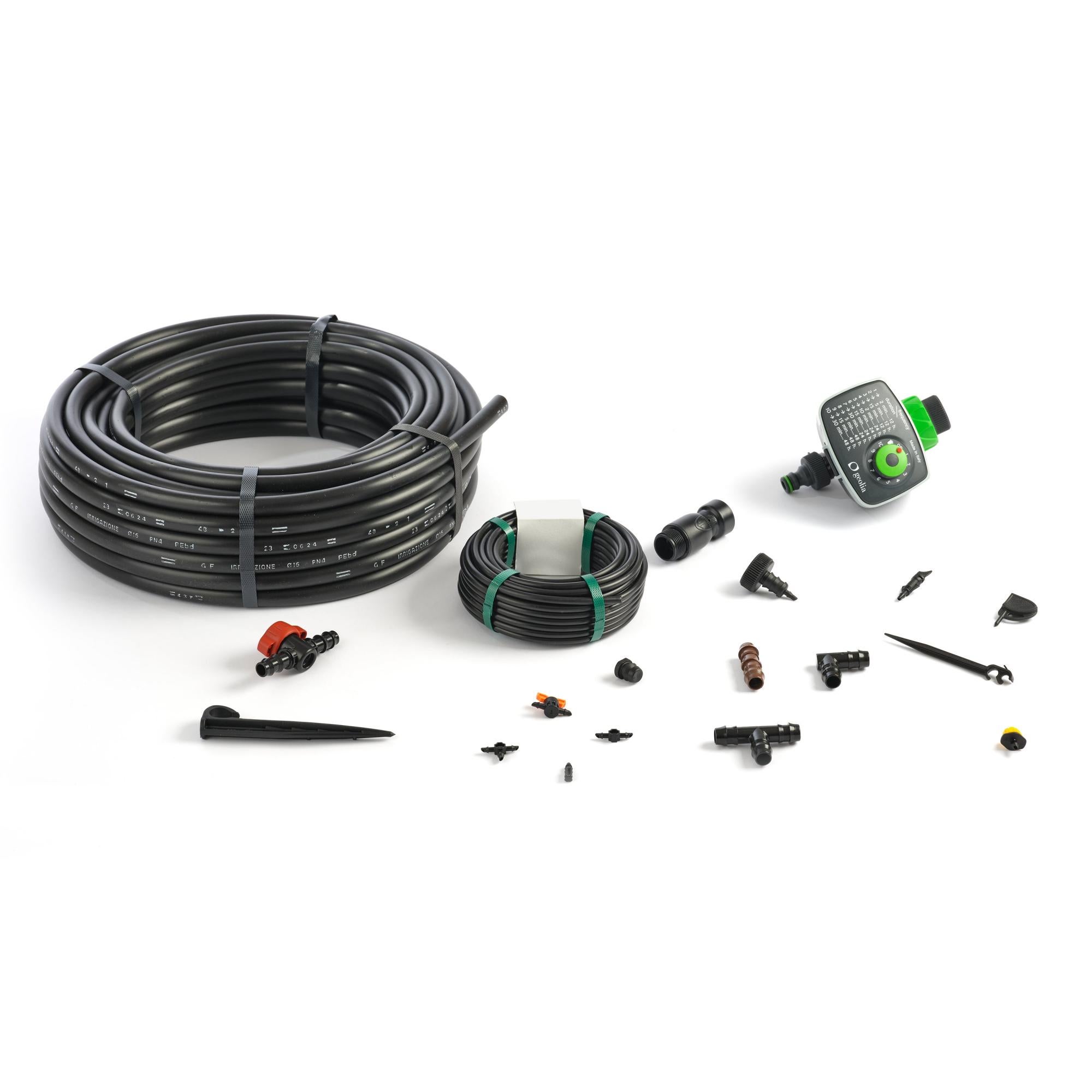 Kit di irrigazione goccia a goccia 40 punti di irrigazione GEOLIA 10 ...