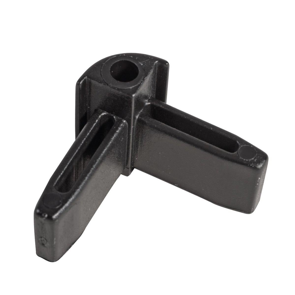 Fermo corsa per binario in pvc nero | Leroy Merlin