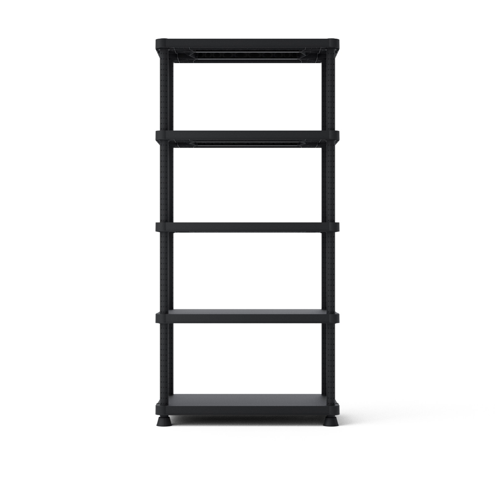 Scaffale in kit 5 ripiani L 90 x P 45 x H 187.5 cm, portata per ripiano ...