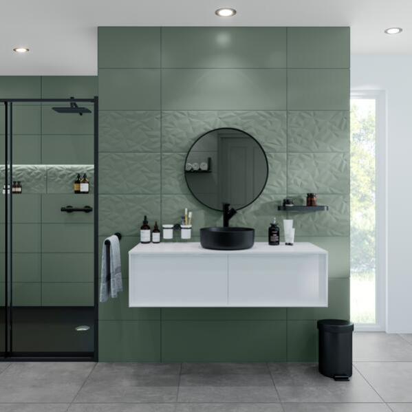 Piastrella da pavimento per interno 60x60 effetto calcestruzzo sp. 9.5 ...