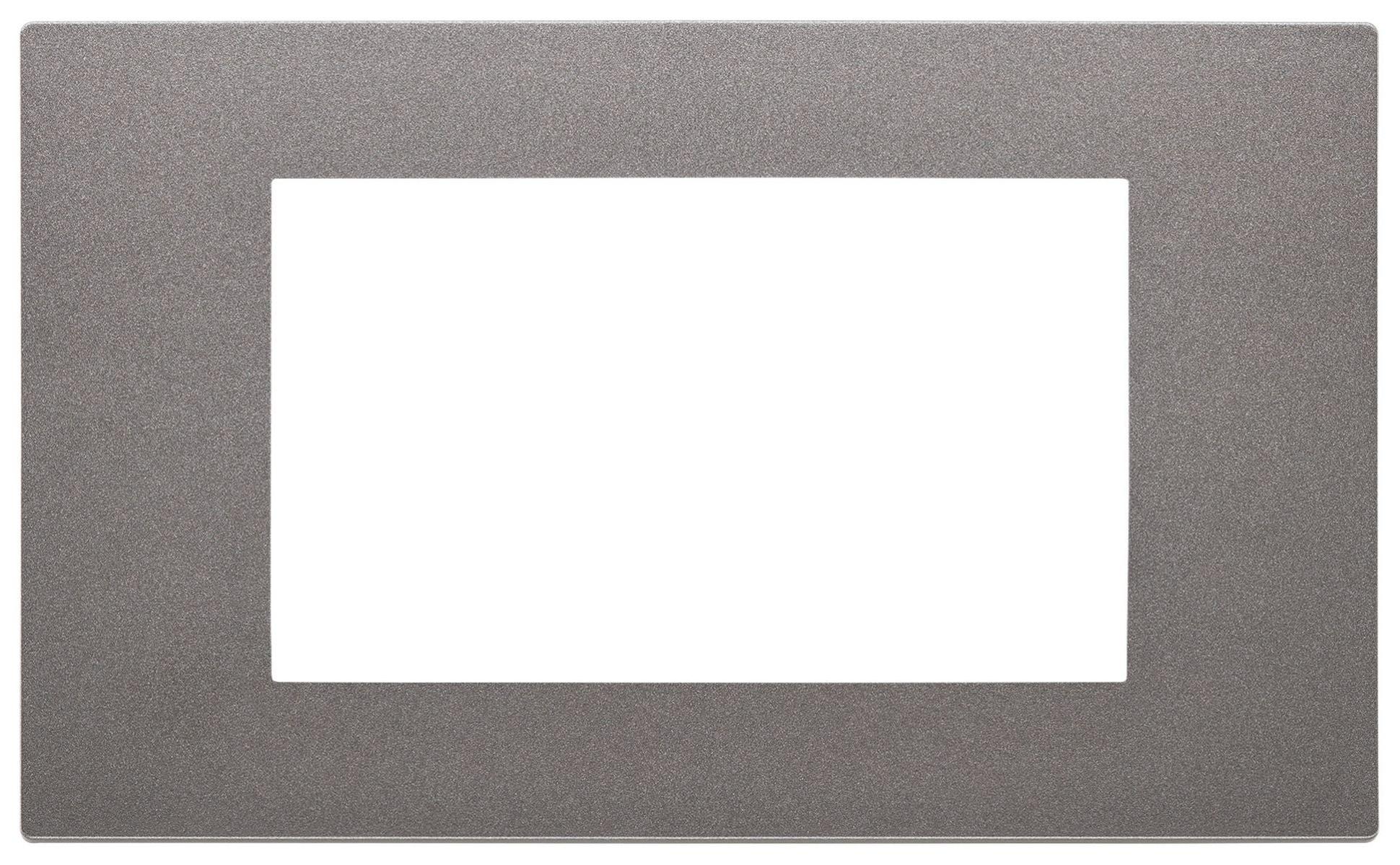 Placca VIMAR Linea 4 moduli metal | Leroy Merlin