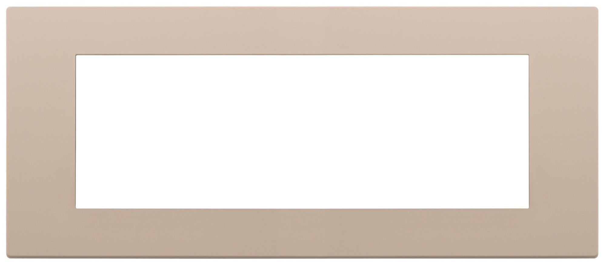 Placca 7 moduli Linea VIMAR argilla | Leroy Merlin