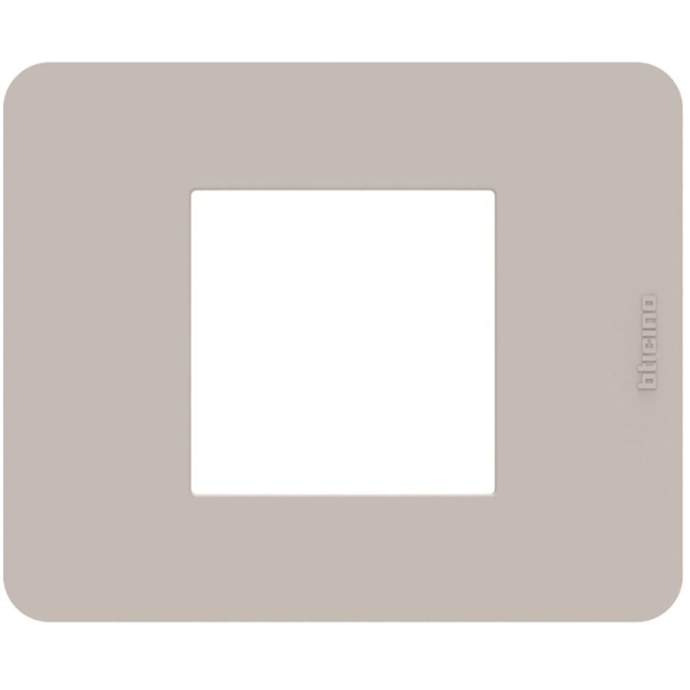 Placca BTICINO Matix Go 2 moduli bianco sand | Leroy Merlin
