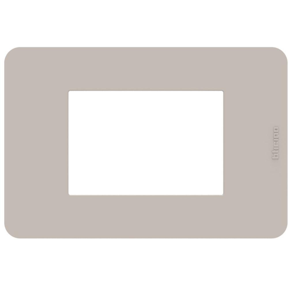 Placca BTICINO Matix Go 3 moduli bianco sand | Leroy Merlin