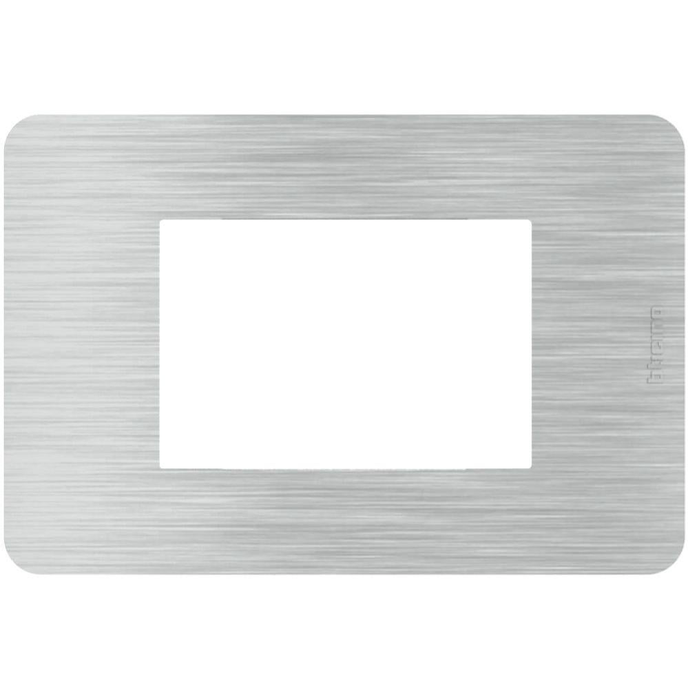 Placca BTICINO Matix Go 3 moduli grigio alluminio | Leroy Merlin