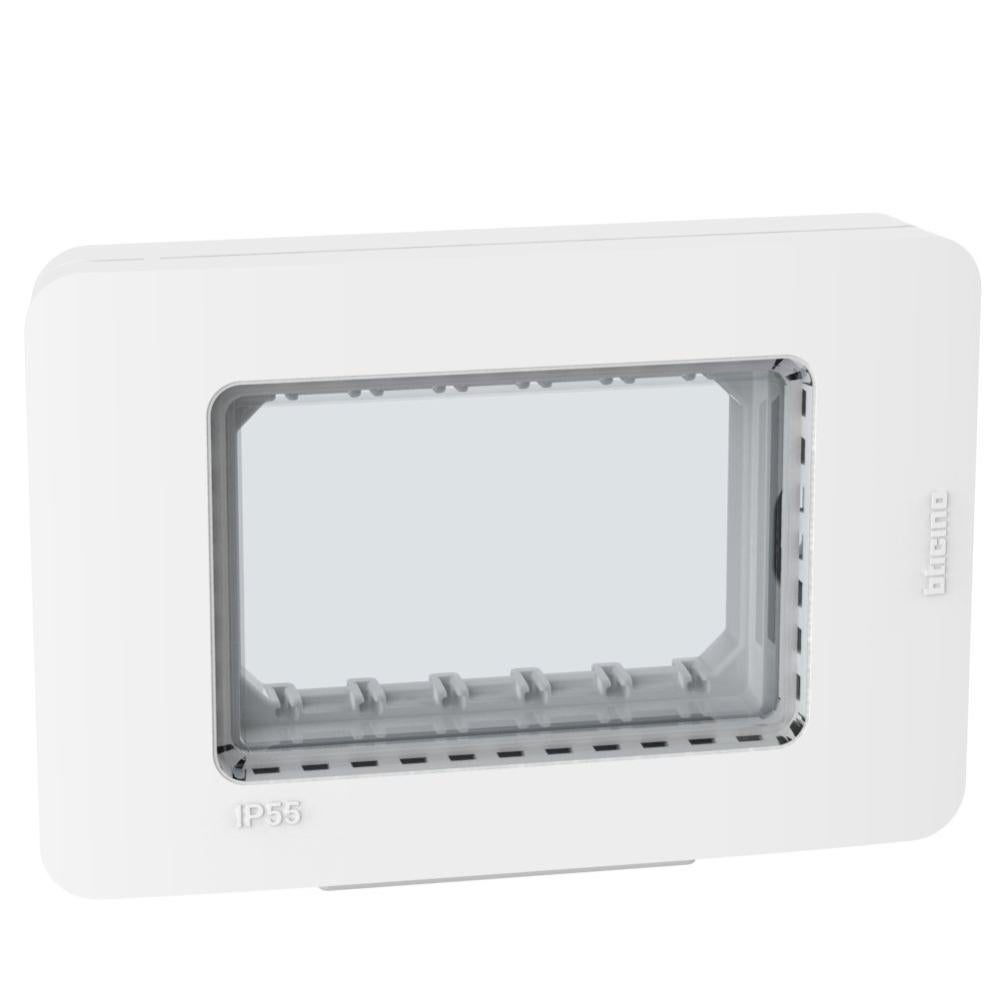 Calotta protettiva per presa Matix Go BTICINO 3 moduli bianco | Leroy ...